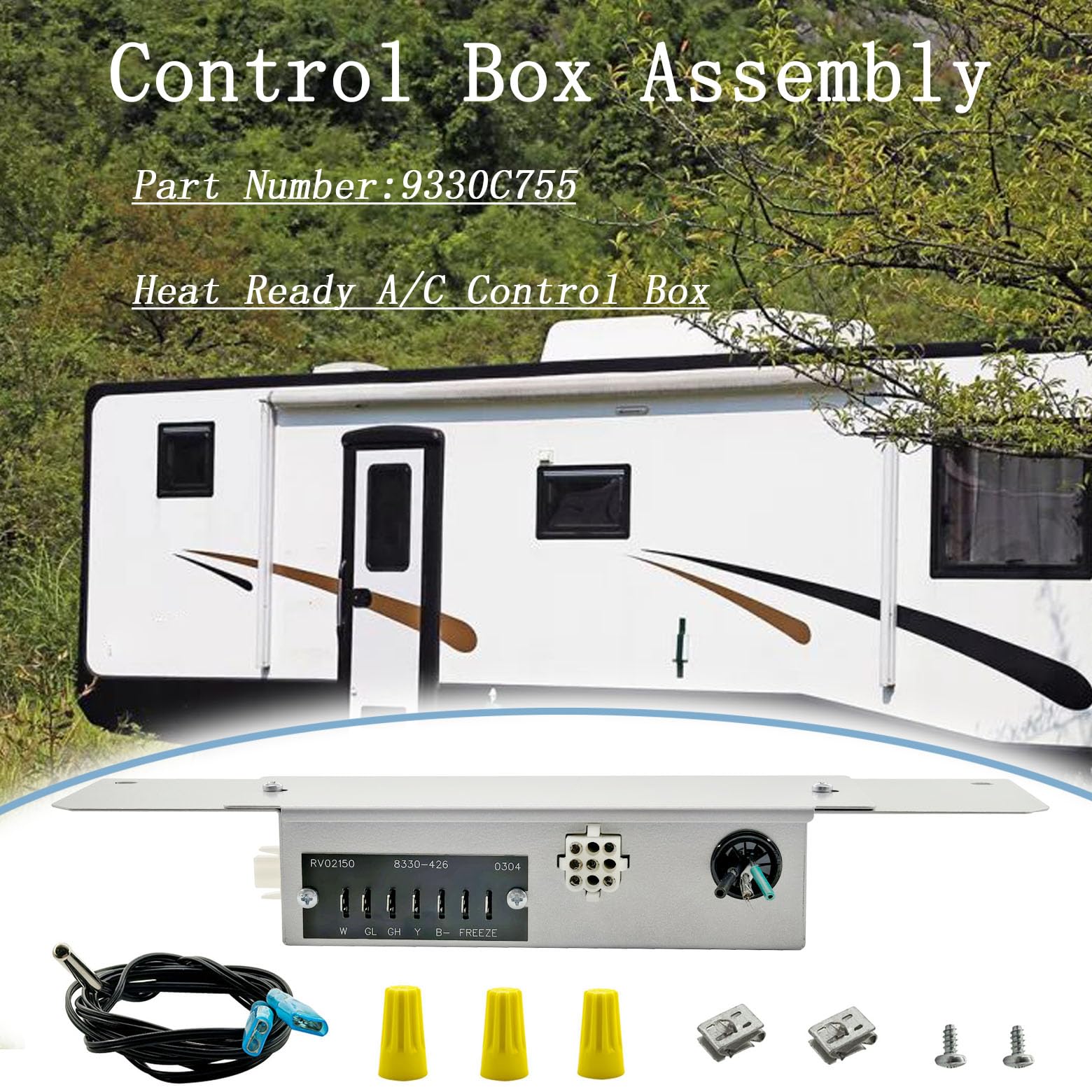Snapklik.com : 9330C755 RV Air Conditioner Control Box Heat Ready A/C ...