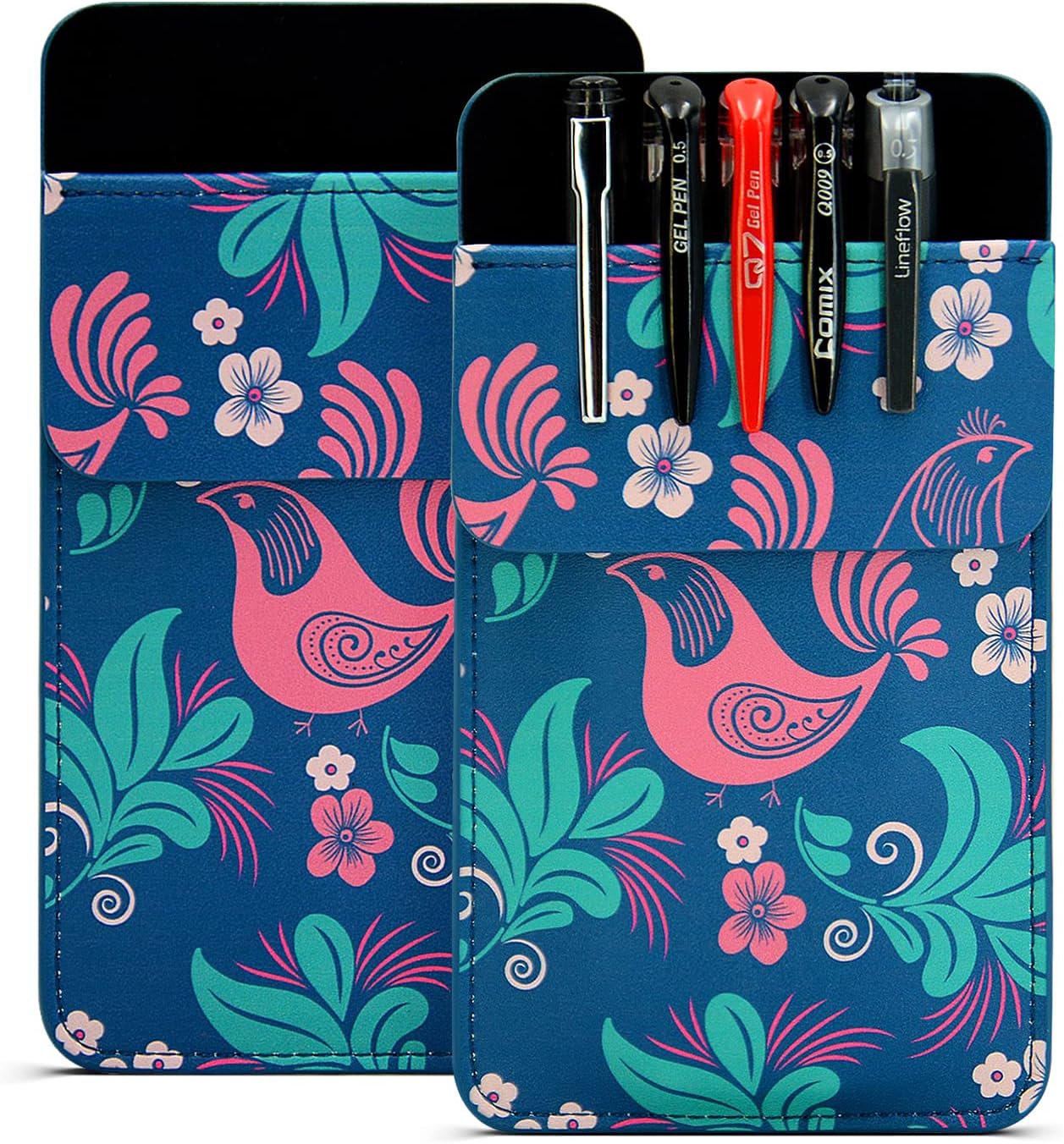 Amazon.com : Leather Pocket Protector for Men: 2 Pack Multi Purpose ...