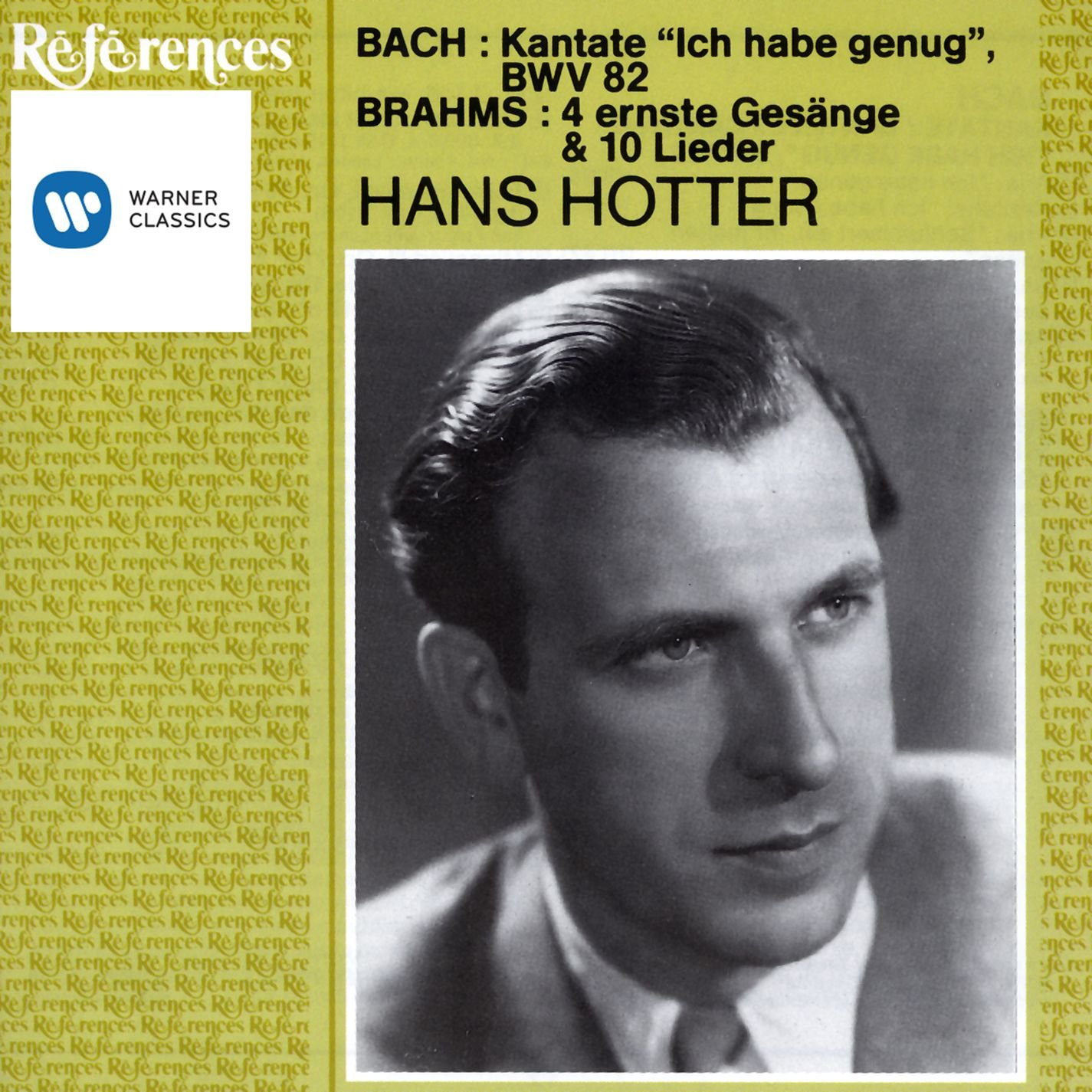 Hans Hotter Sings Bach and Brahms: Amazon.co.uk: CDs & Vinyl