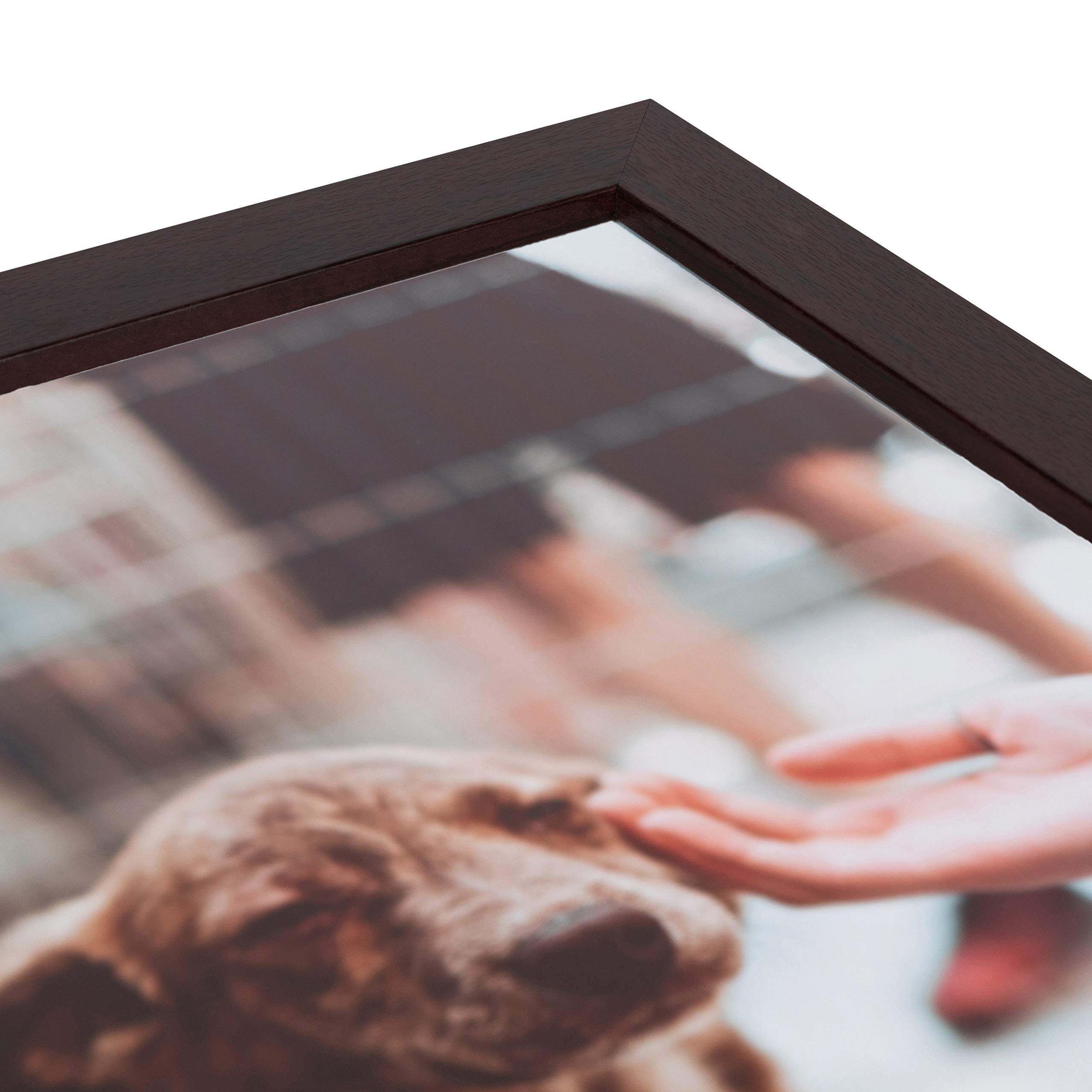 Snapklik.com : ArtToFrames 13x38 Inch Brown Picture Frame, This 1.25 ...