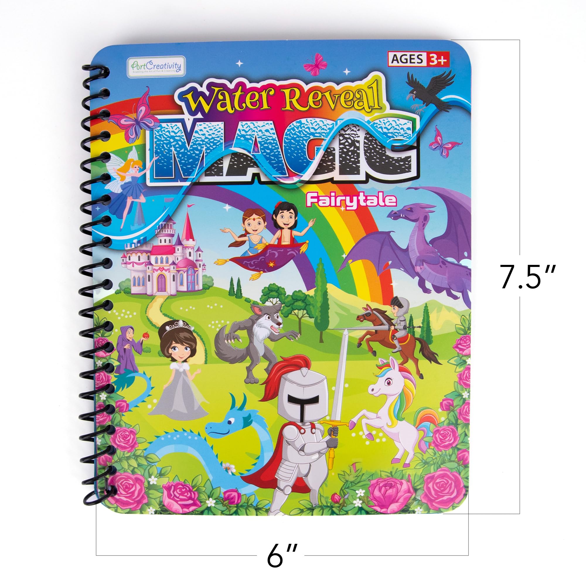 Snapklik.com : 4 Pack Magic Water Coloring Books For Toddlers ...