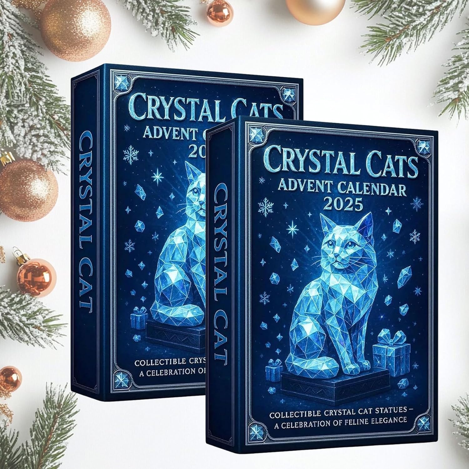 Amazon.com: Crystal Cats Advent Calendar 2025,Handcrafted Holiday ...