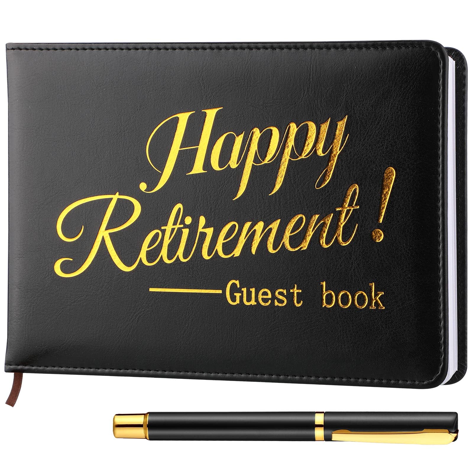 Amazon.com: Ctosree Retirement Guest Book with Signature Pen Retirement ...