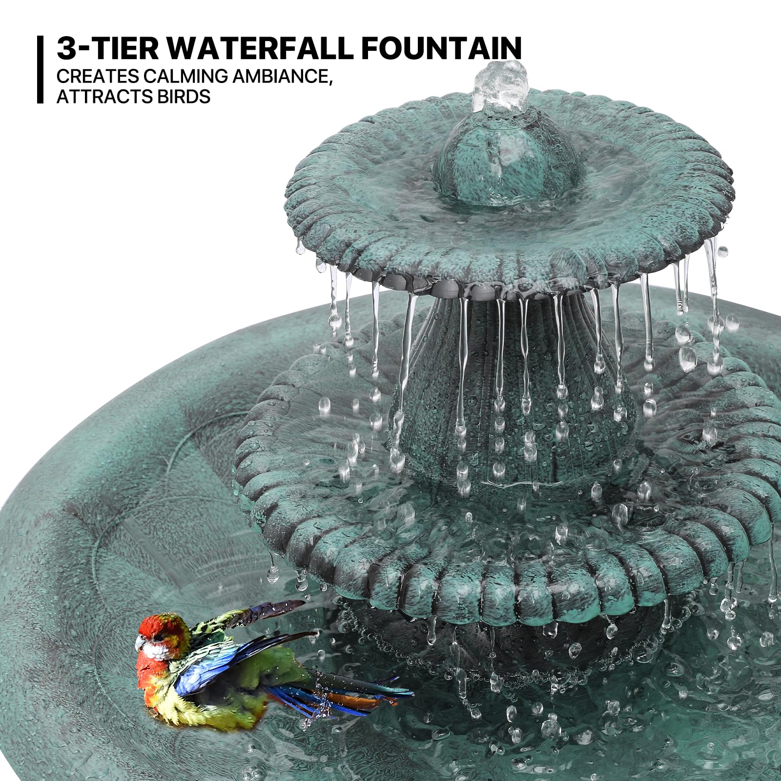 Recirculating Waterfall Fountain