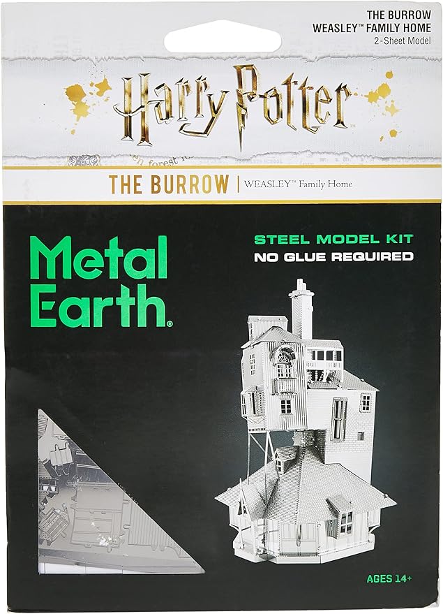 Amazon.com: Fascinations Metal Earth Harry Potter The Burrow 3D Metal ...