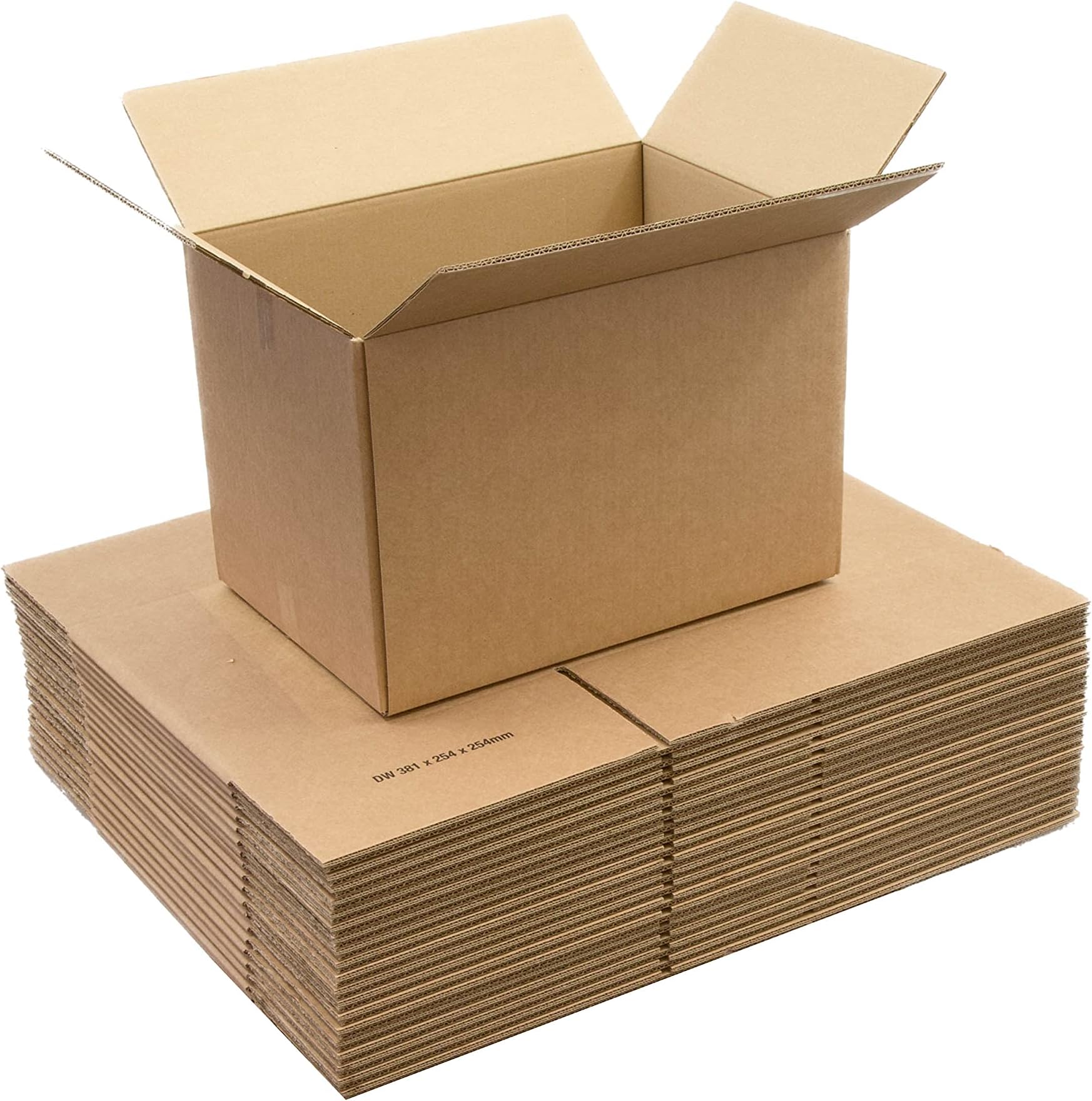 SmithPackaging Double Wall Cardboard Shipping Boxes 381x254x254mm ...