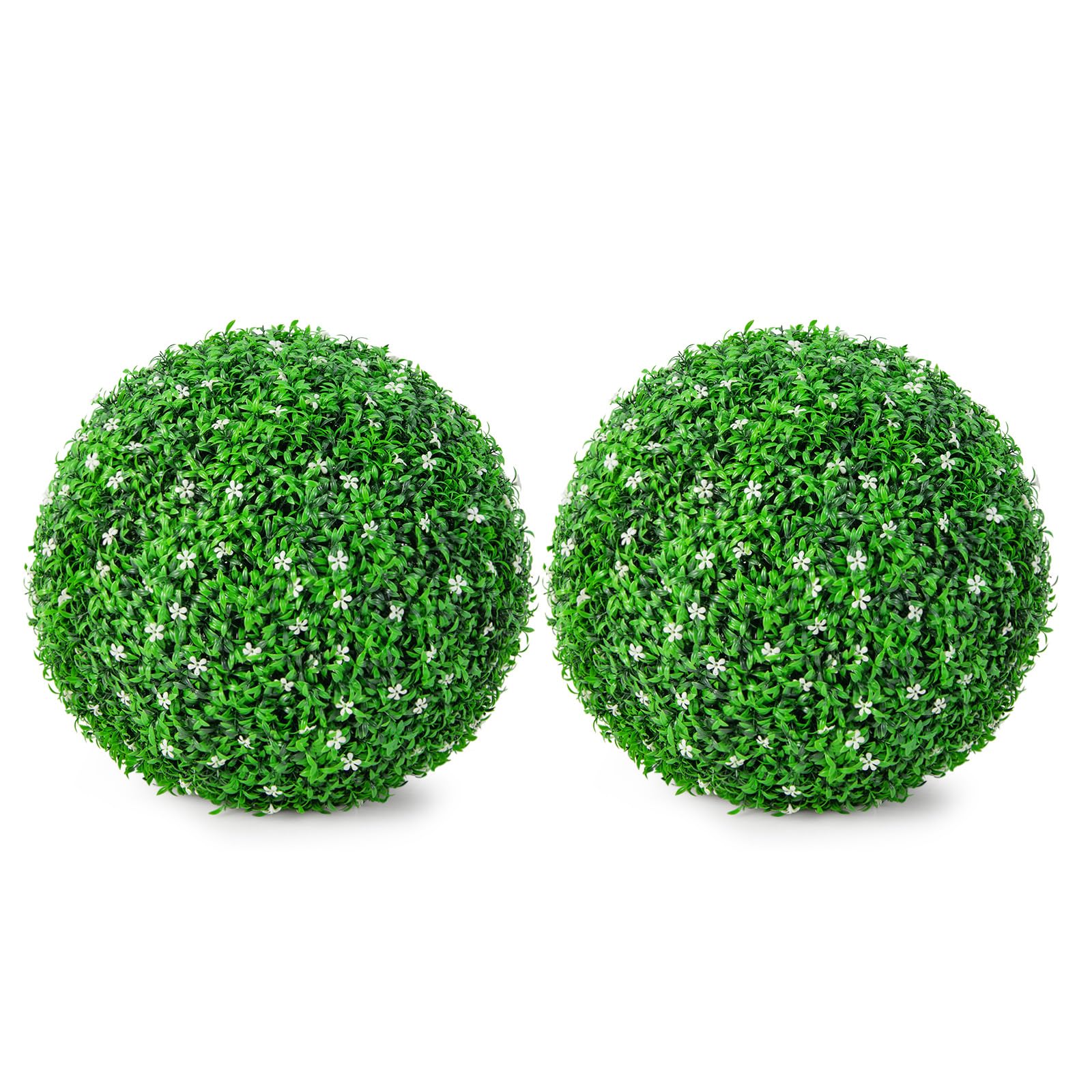 Amazon.com - Goplus 2 PCS 19.5 Inch Artificial Plant Topiary Ball ...