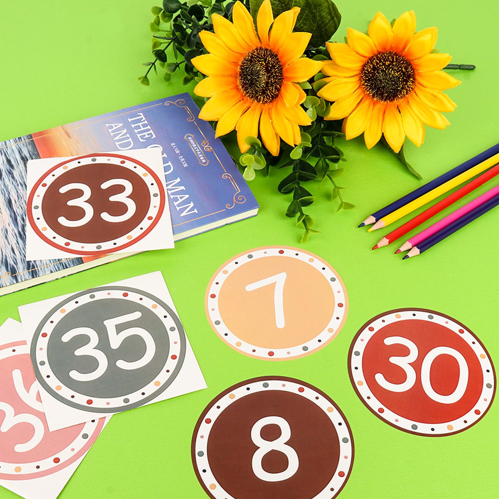 Snapklik.com : 58 Pcs 4 Inch Boho Classroom Floor Dots Floor Stickers ...