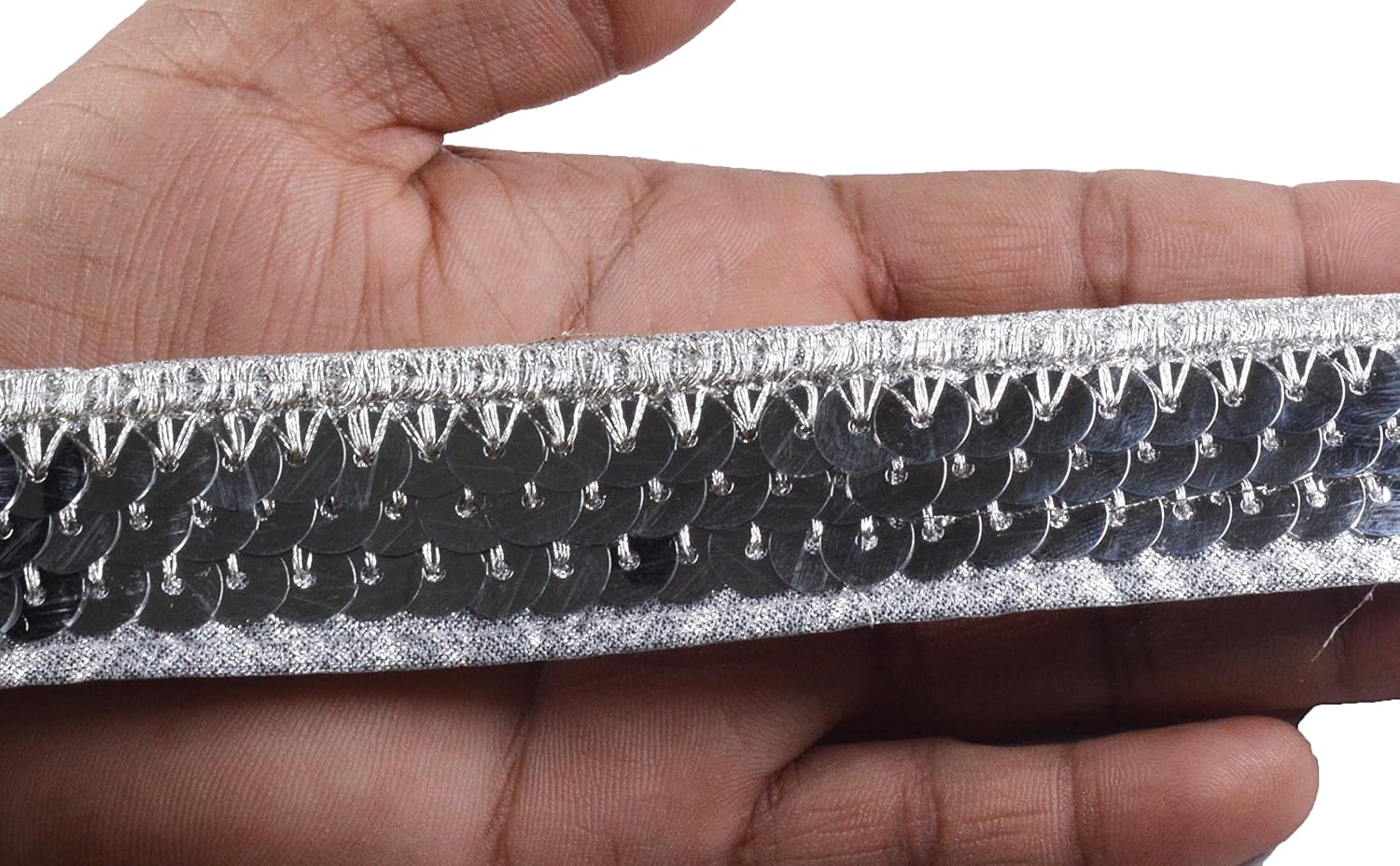 Amazon.com: Goelx Sequence Sitara Lace Border 9.2 Yards / 8.5 Mtr for ...