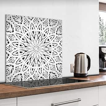 murando Glass Splashback for Kitchen Backsplash Cooker Protector ...