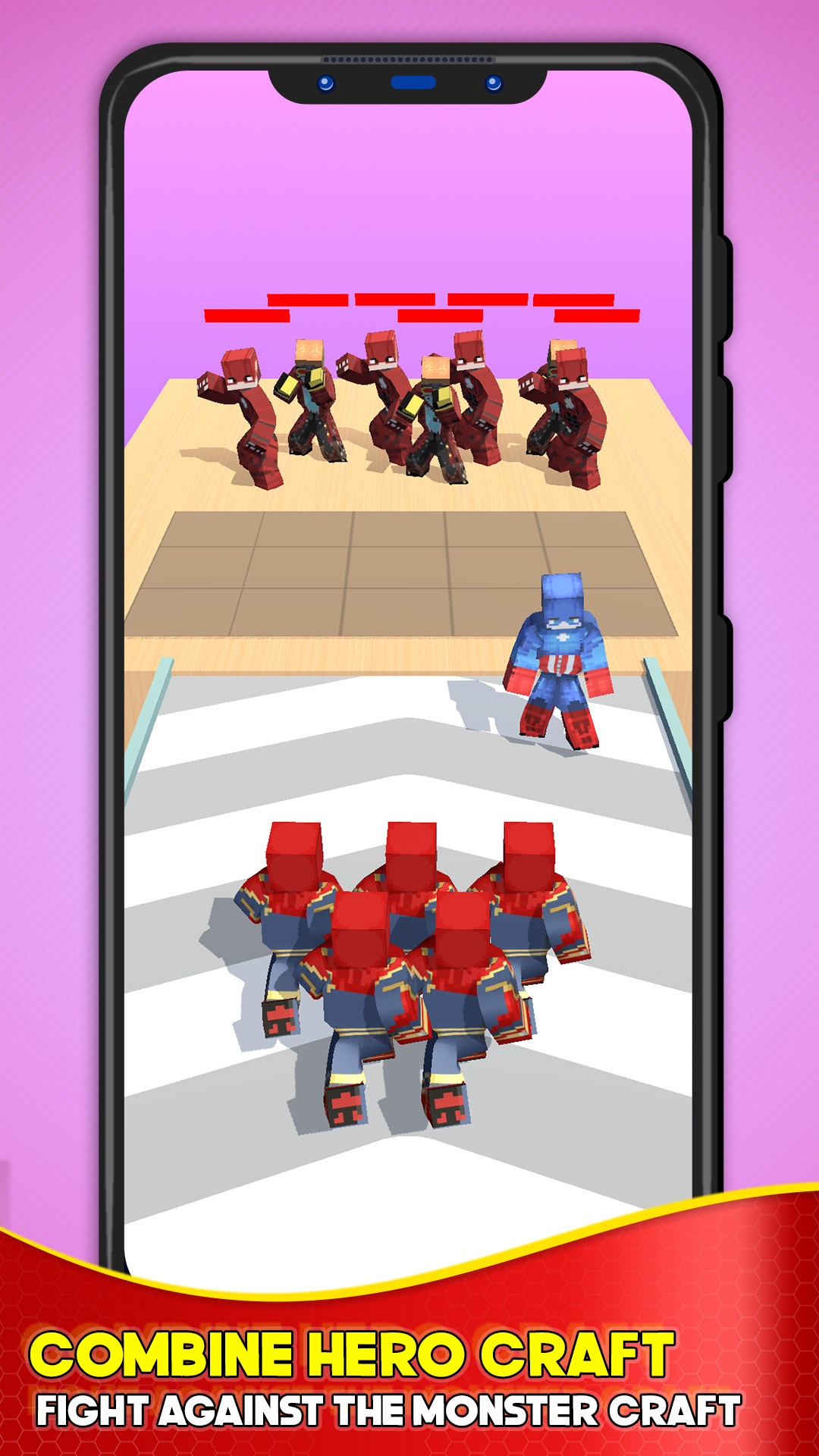 Hero Craft Merge Battle: Superhero Fusion Fight Master 3D - Craft Hero ...