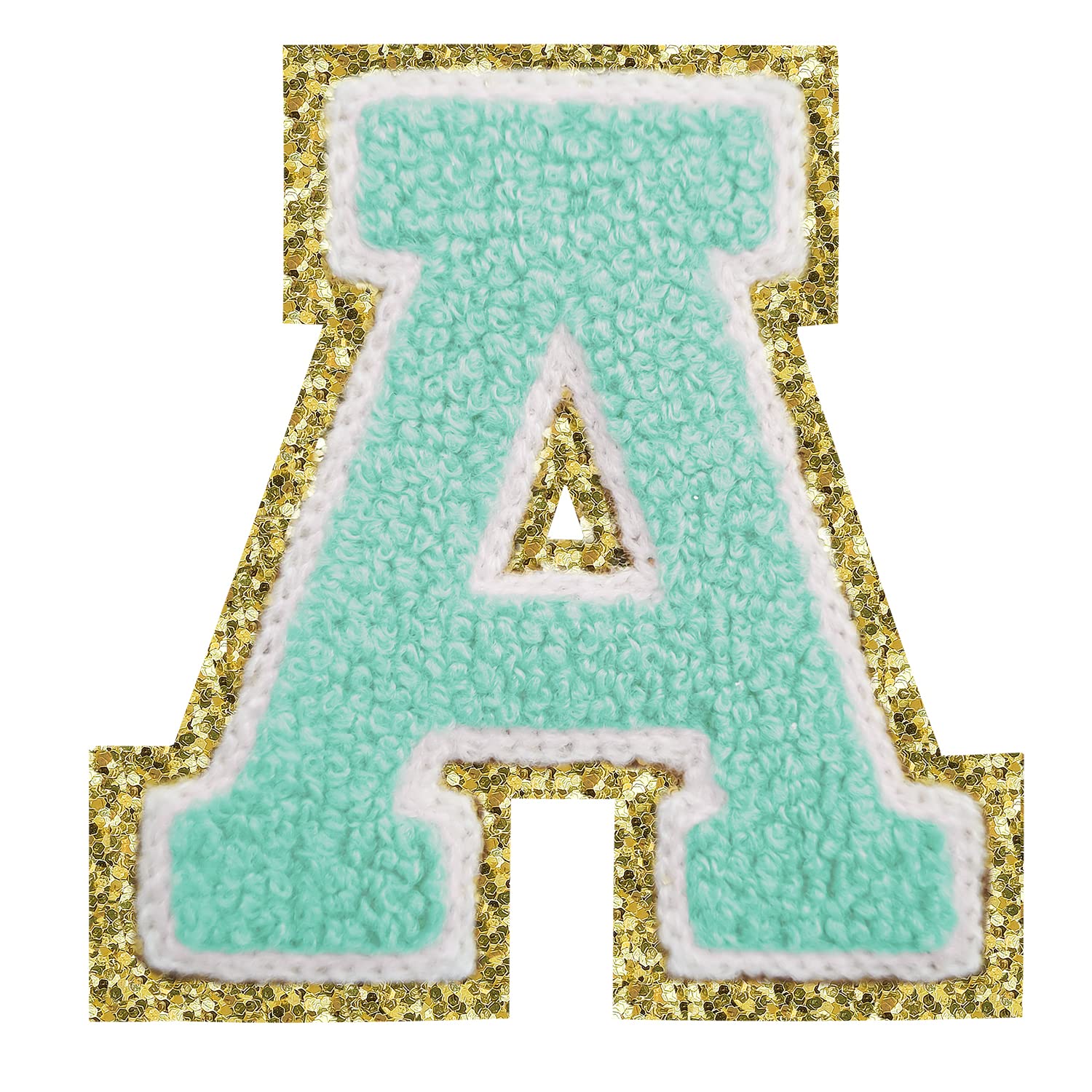 Amazon.com: Letter Patches Iron on 3Pcs Chenille Letters for Jackets ...