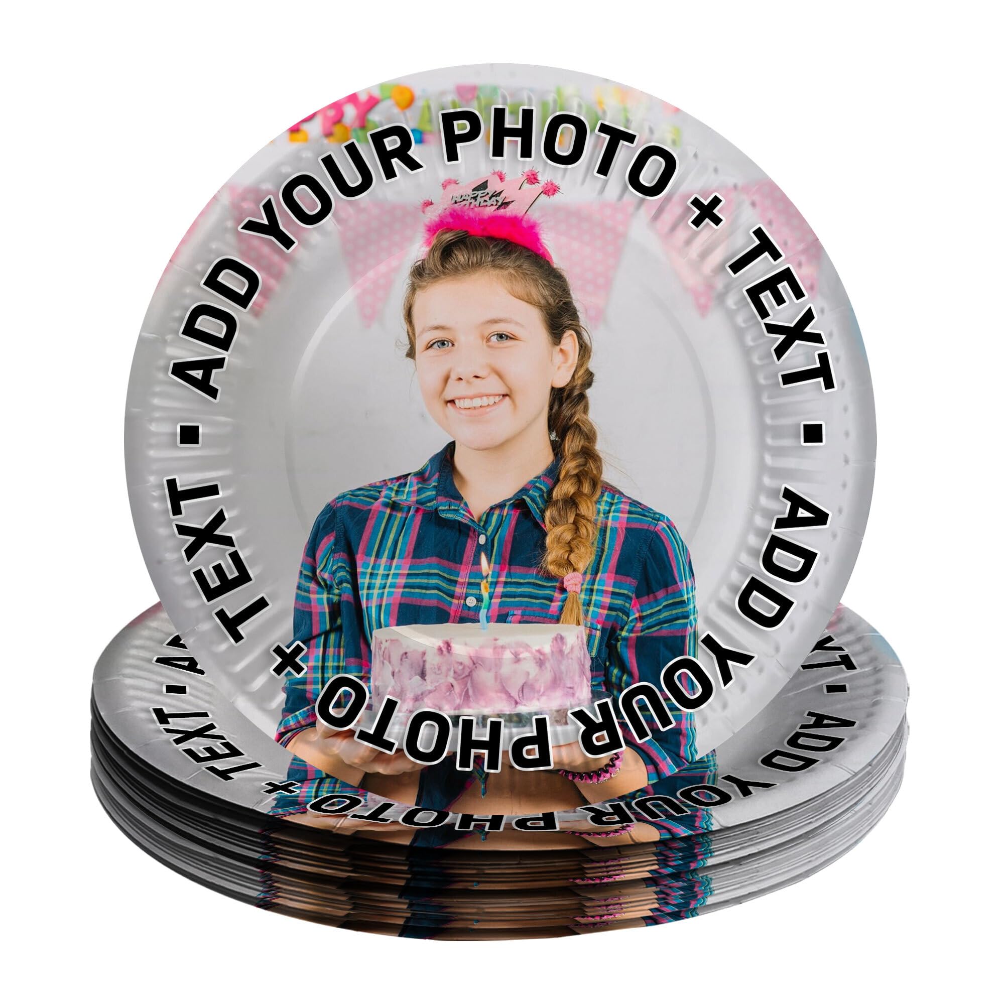 Personalized Birthday Paper Plates