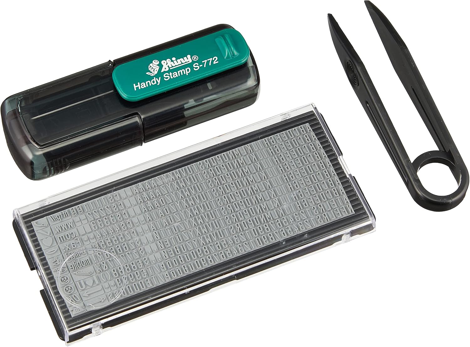 Amazon.com: Shiny Stamp Handy Stamp DIY Set Green S-772-6 : Toys & Games