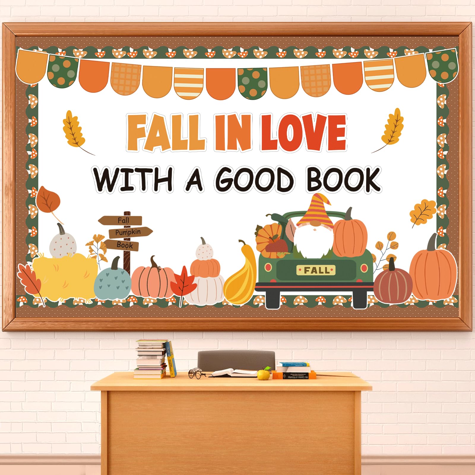 Amazon.com : Justforjoyful Thanksgiving Reading Bulletin Board ...