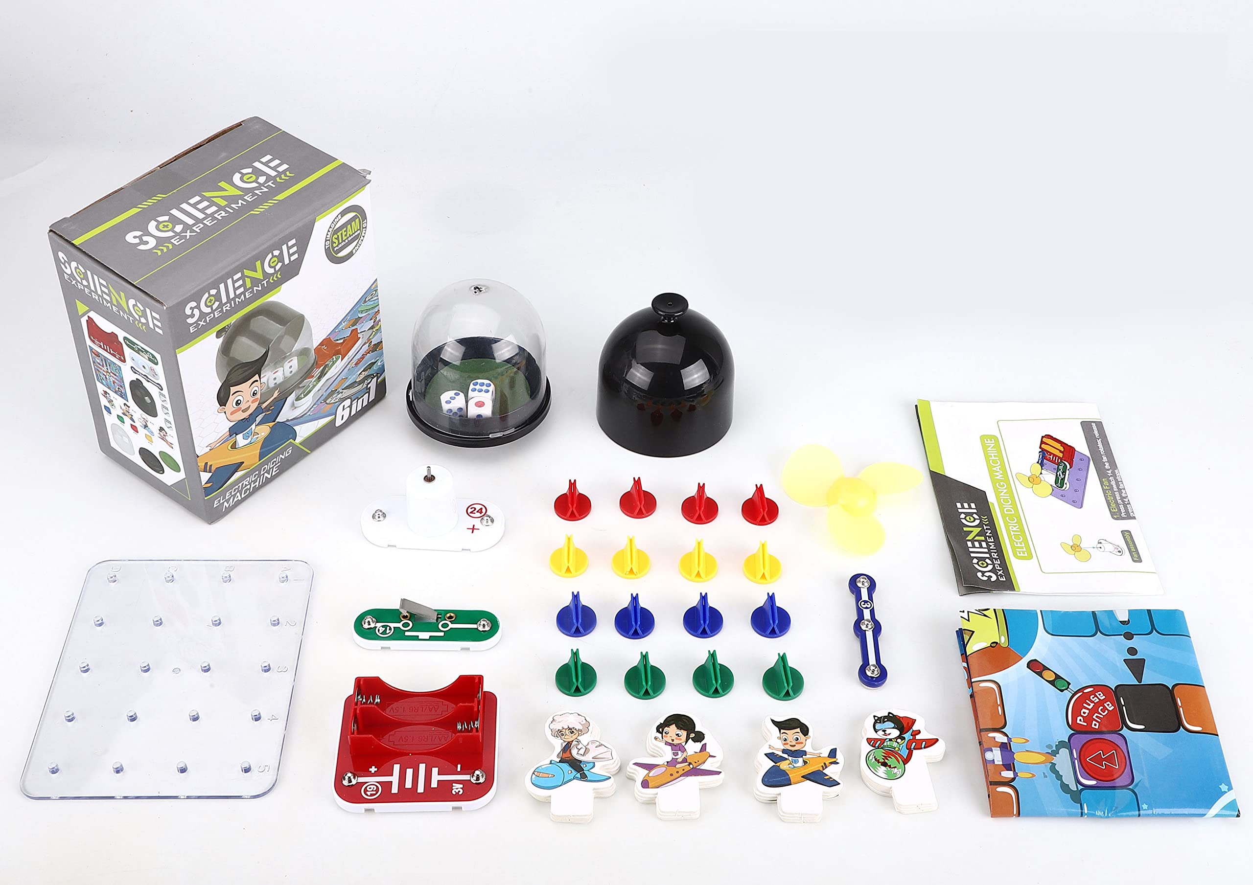 Buy TengRui Electrical Circuit STEM Science Experiment Kit Electric 6 ...