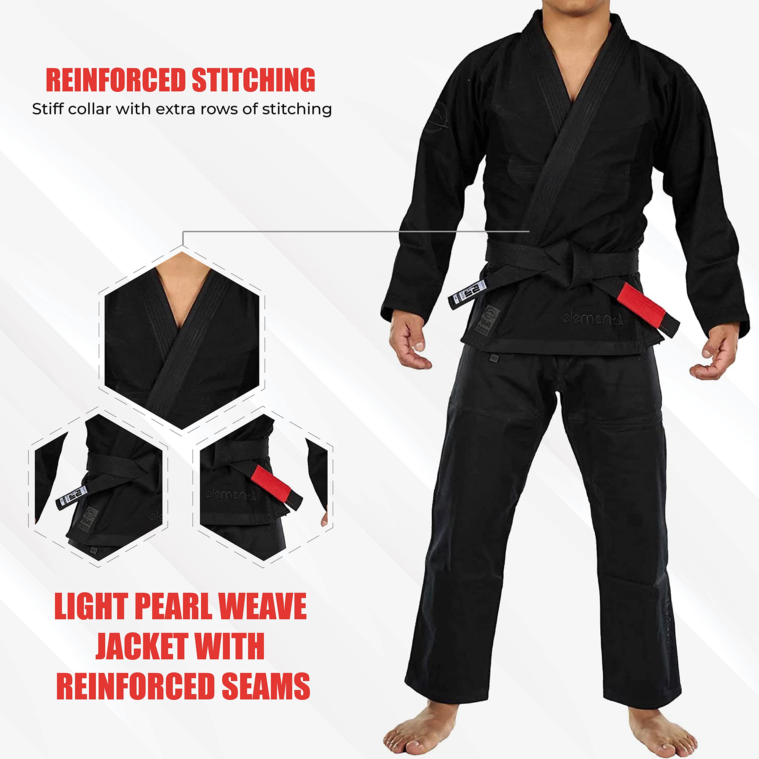 Snapklik.com : FUJI Elemental Brazilian Jiu Jitsu Gi, BJJ Uniform
