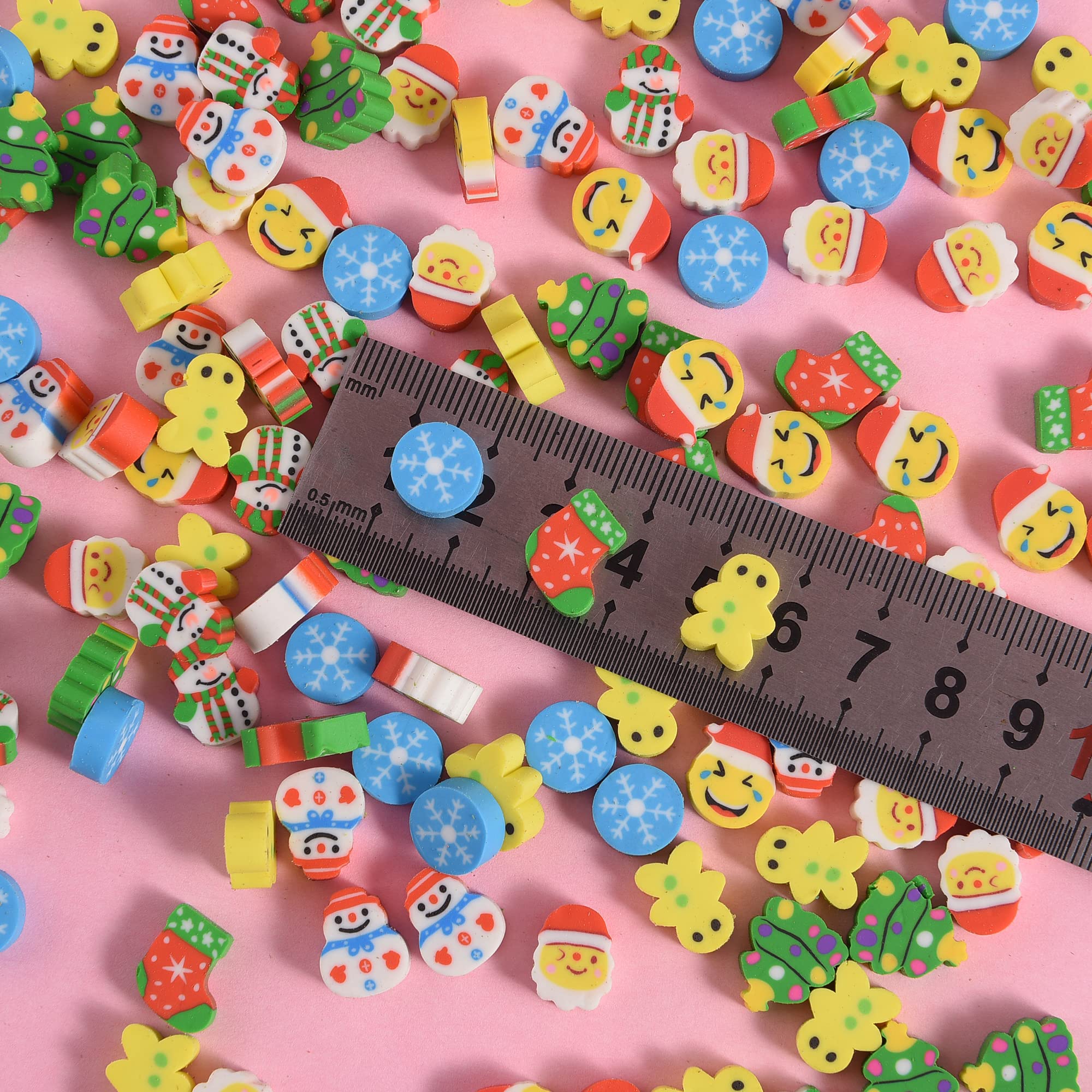 Snapklik.com : 330 Pcs Mini Christmas Erasers For Kids Bulk, Christmas ...