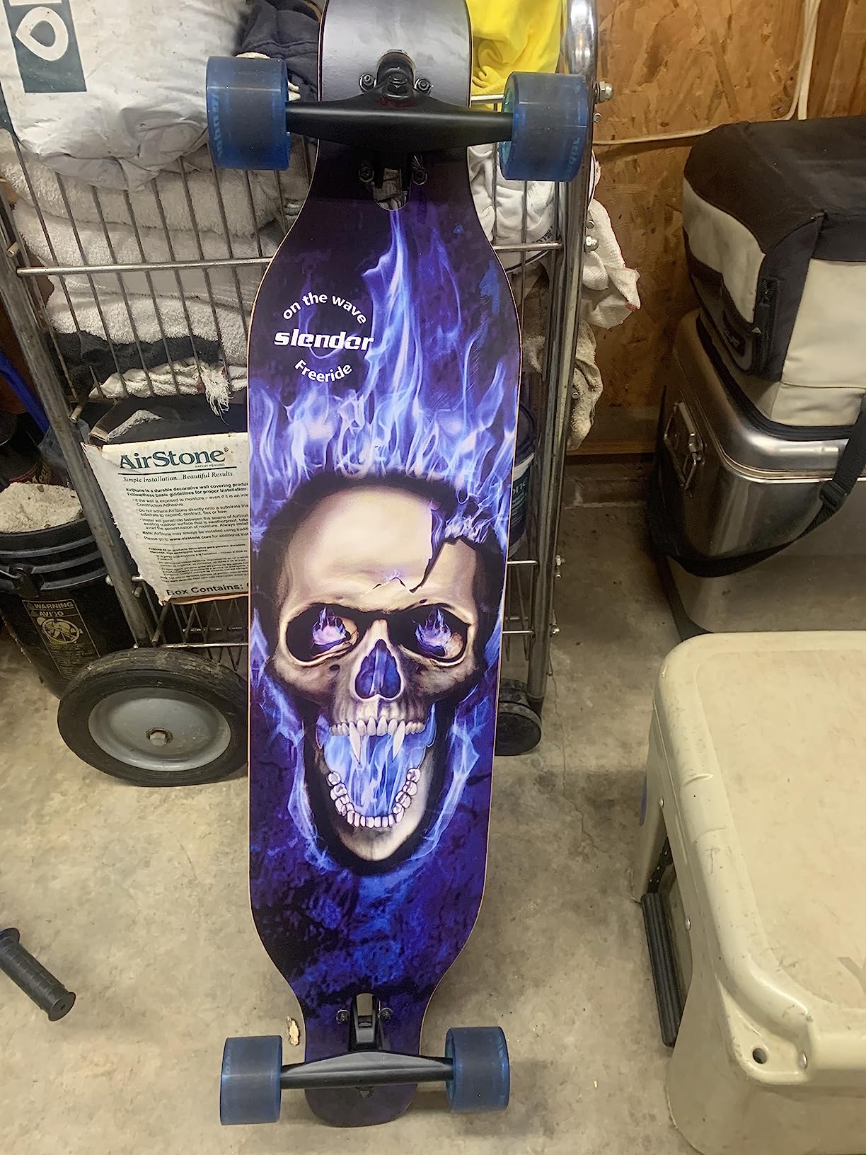 $10/mo - Finance Slendor Longboard Skateboard 42 inch Drop Through Deck ...