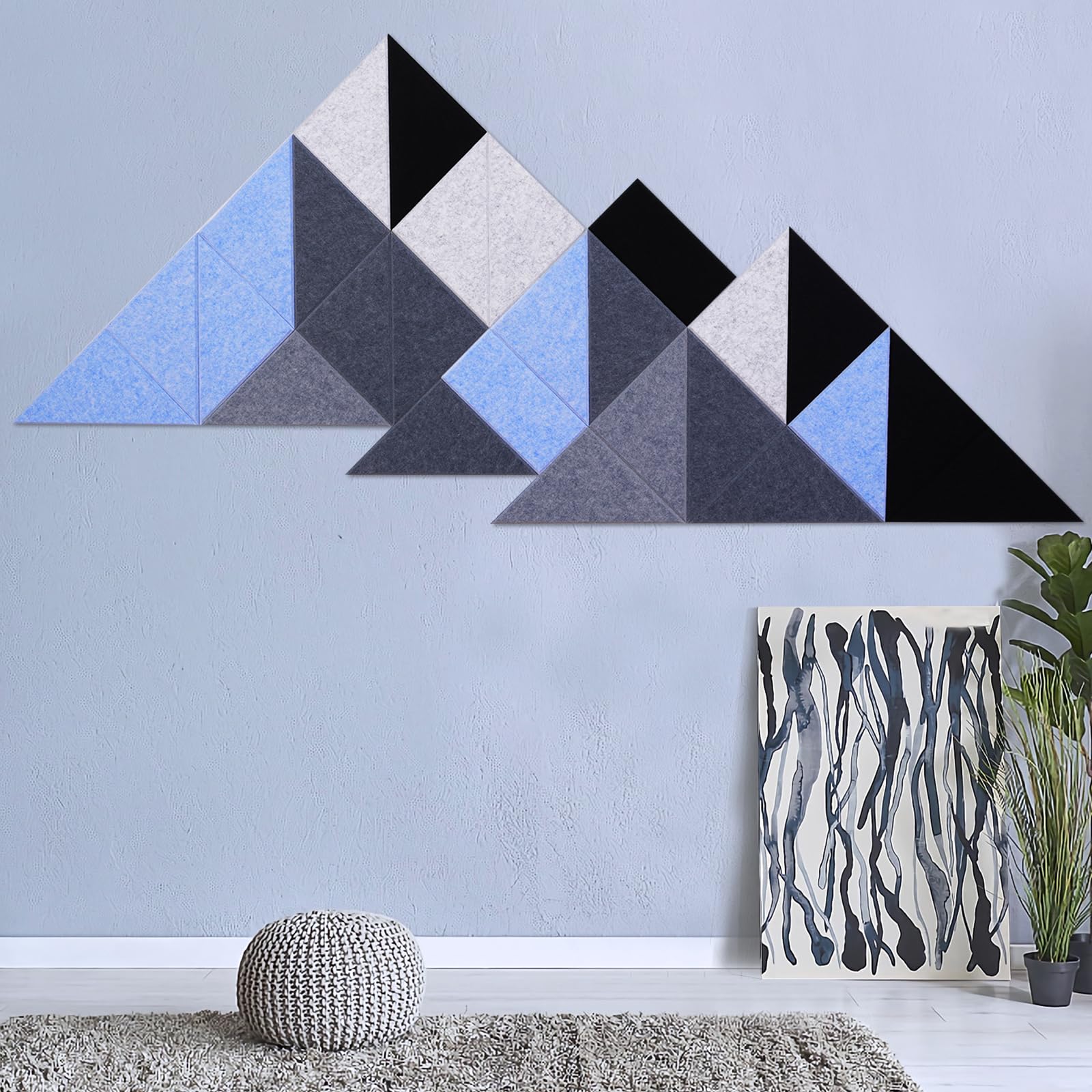 Snapklik.com : Tutmyrea 26 Pack Self-Adhesive Triangular Acoustic ...