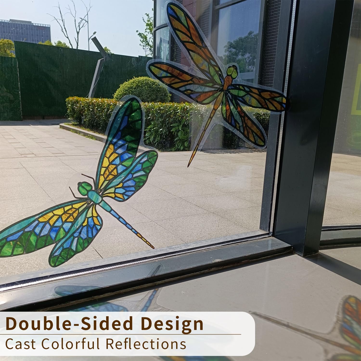 Static Cling Window Film ChicSkin Original Hand Drawn Stained Glass ...