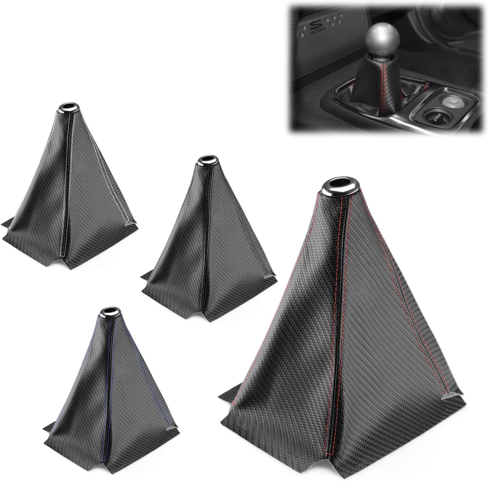 Amazon.com: ZhengSheng Fabric Shift Boot with Round Ball Carbon Fiber ...