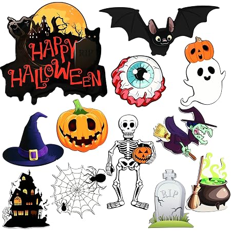 Amazon.com: Halloween Magnet Decorations 12Pcs, Refrigerator Car Locker ...