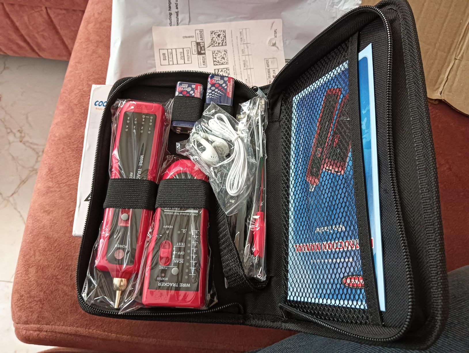 COOLCOLD Wire Tracker Tester, Ethernet Network Cable Tester Kit RJ11 ...