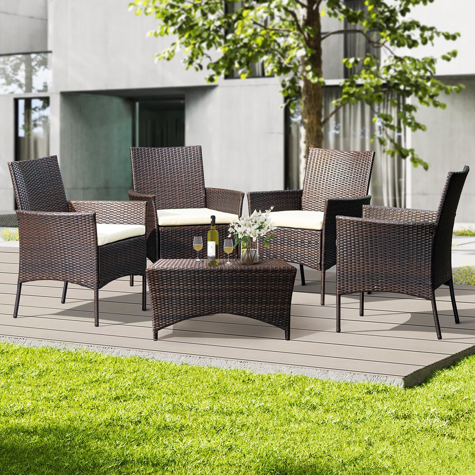 Snapklik.com : IDZO Classique Upgraded 2000Hours UV Wicker Outdoor ...