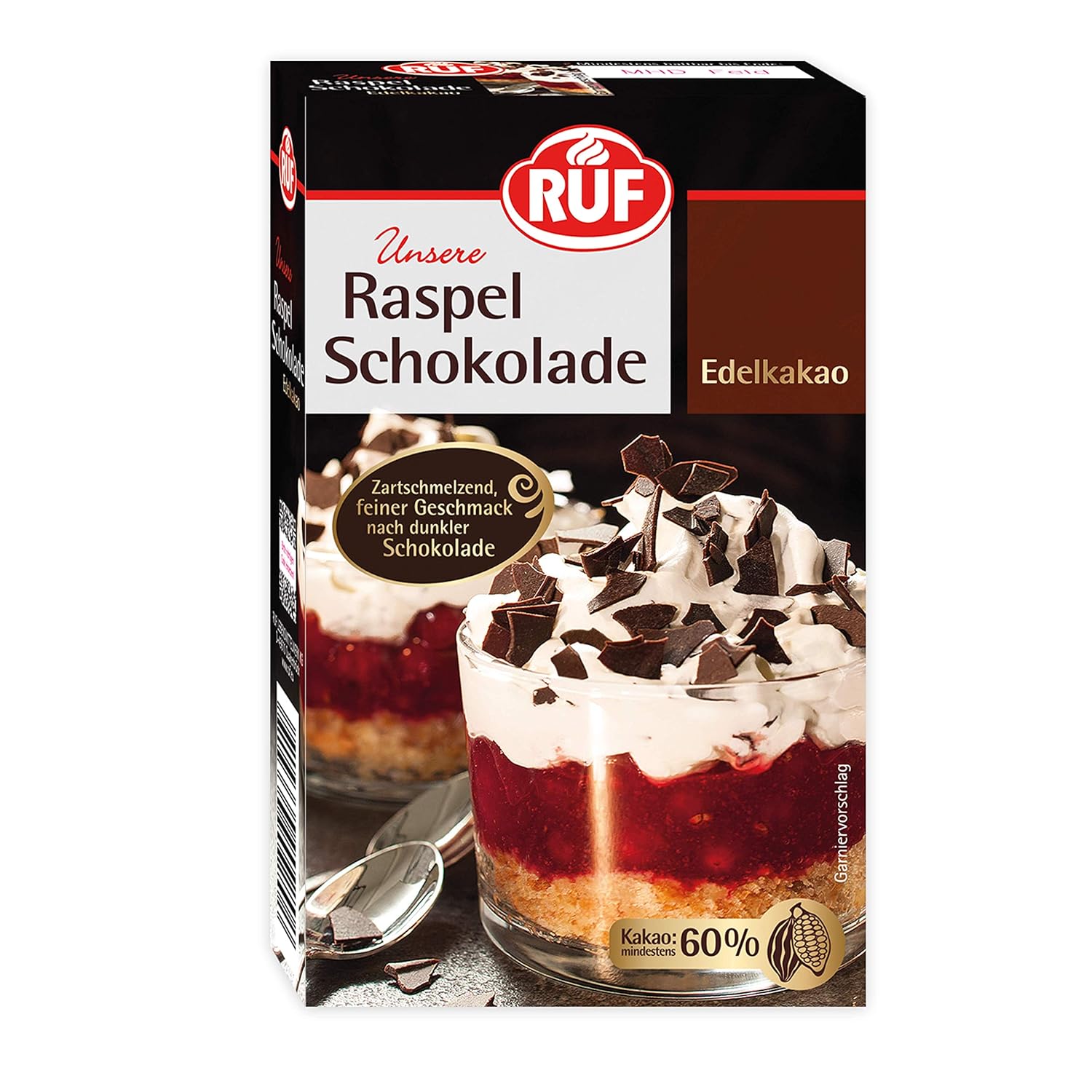 RUF Raspelschokolade Edelkakao, hauchdünne geraspelte Schokolade ...