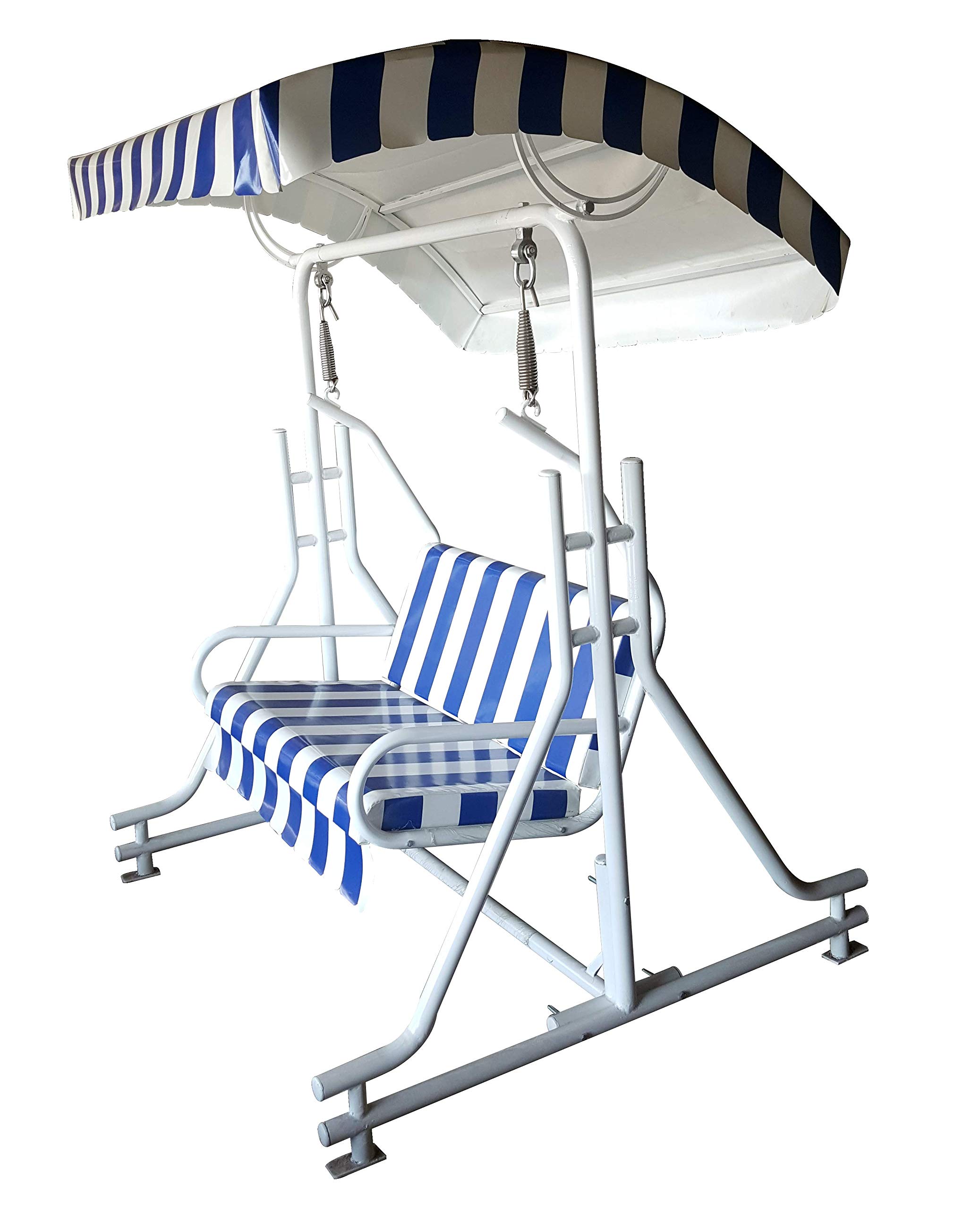 Buy House of Jula Outdoor Swing Chair 2-Seater Metal Pipe Structure ...