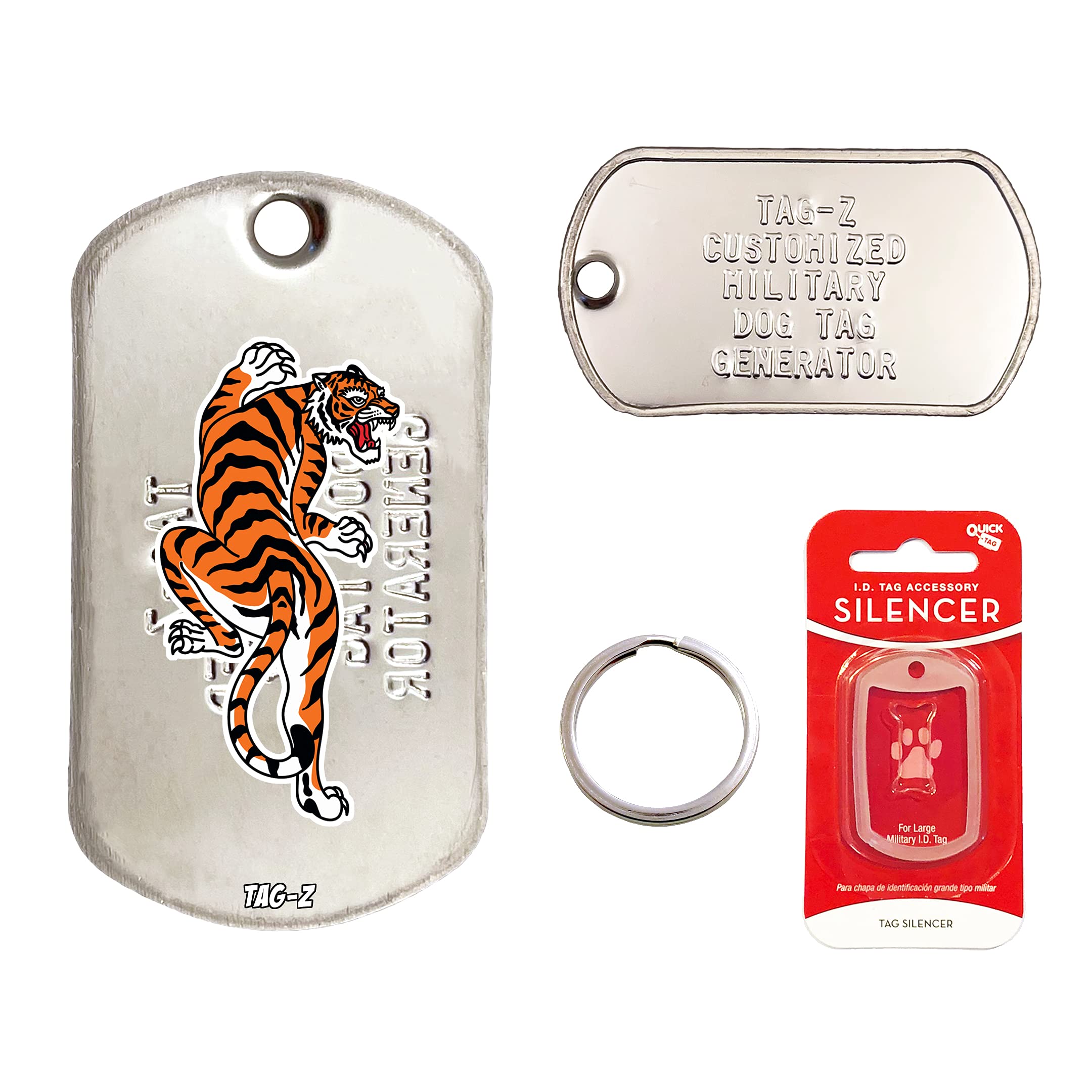 Army Dog Tags Tattoo Drawing WOLF TRIBAL TATTOO CUSTOMIZED PET TAG