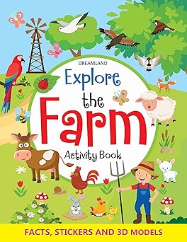 Buy Explore the Farm Activity Book with Stickers and 3D Models ...