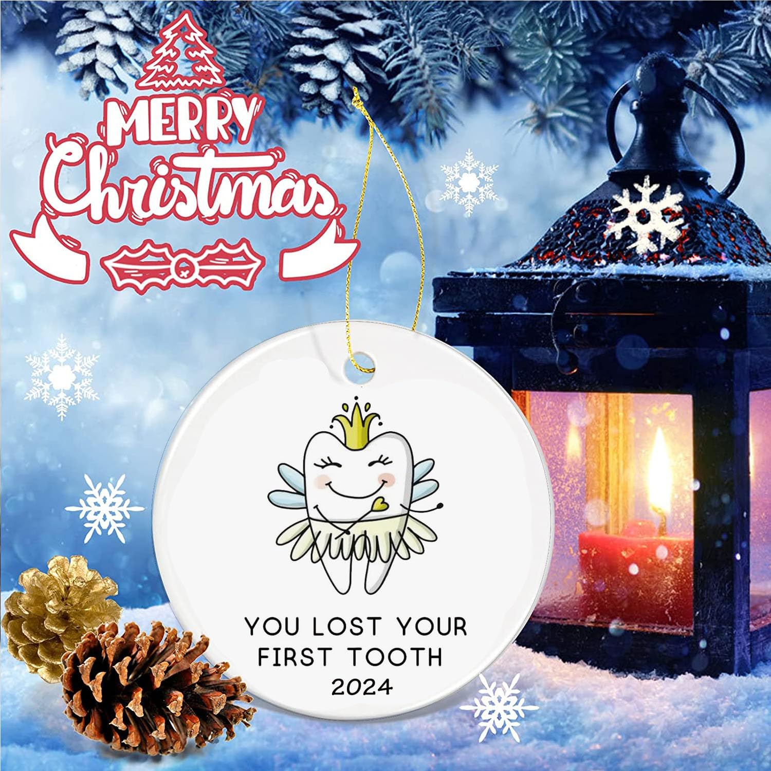 Tooth Fairy Christmas Ornament