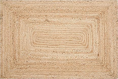 Amazon.com: Natural Fiber Collection 2' x 3' Natural Handmade Farmhouse ...