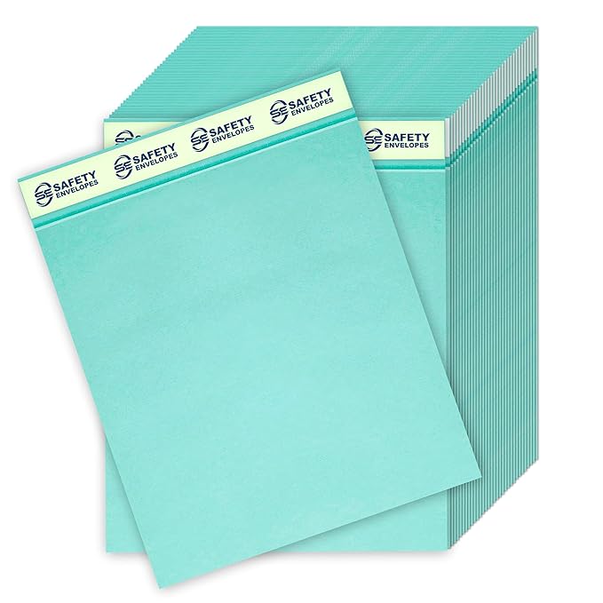 CLICKEDIN A4 Size Safety Self-Seal Polynet Cloth line Envelopes ...