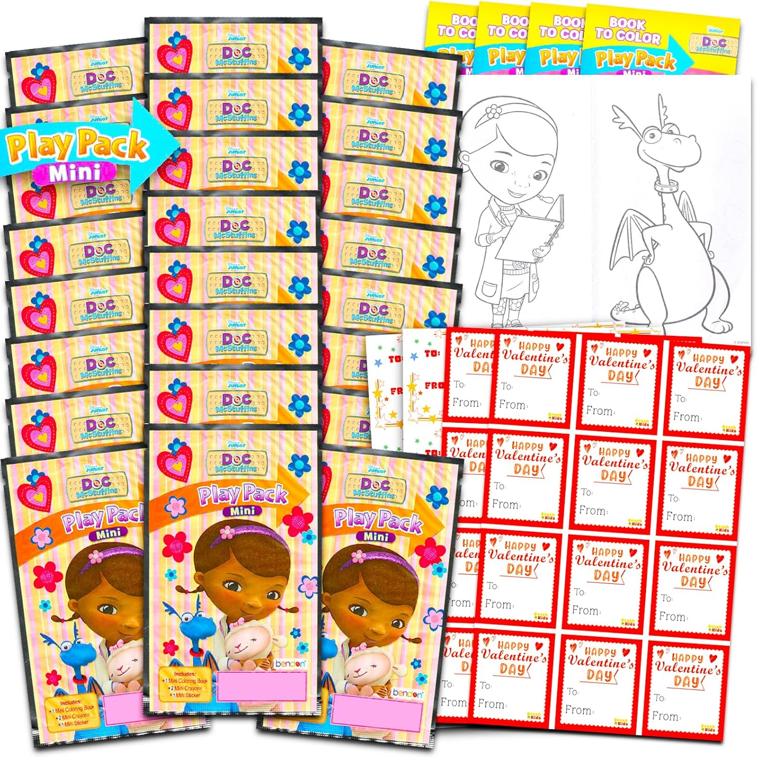 Amazon.com: Disney Doc McStuffins Party Supplies Classroom Gift ...