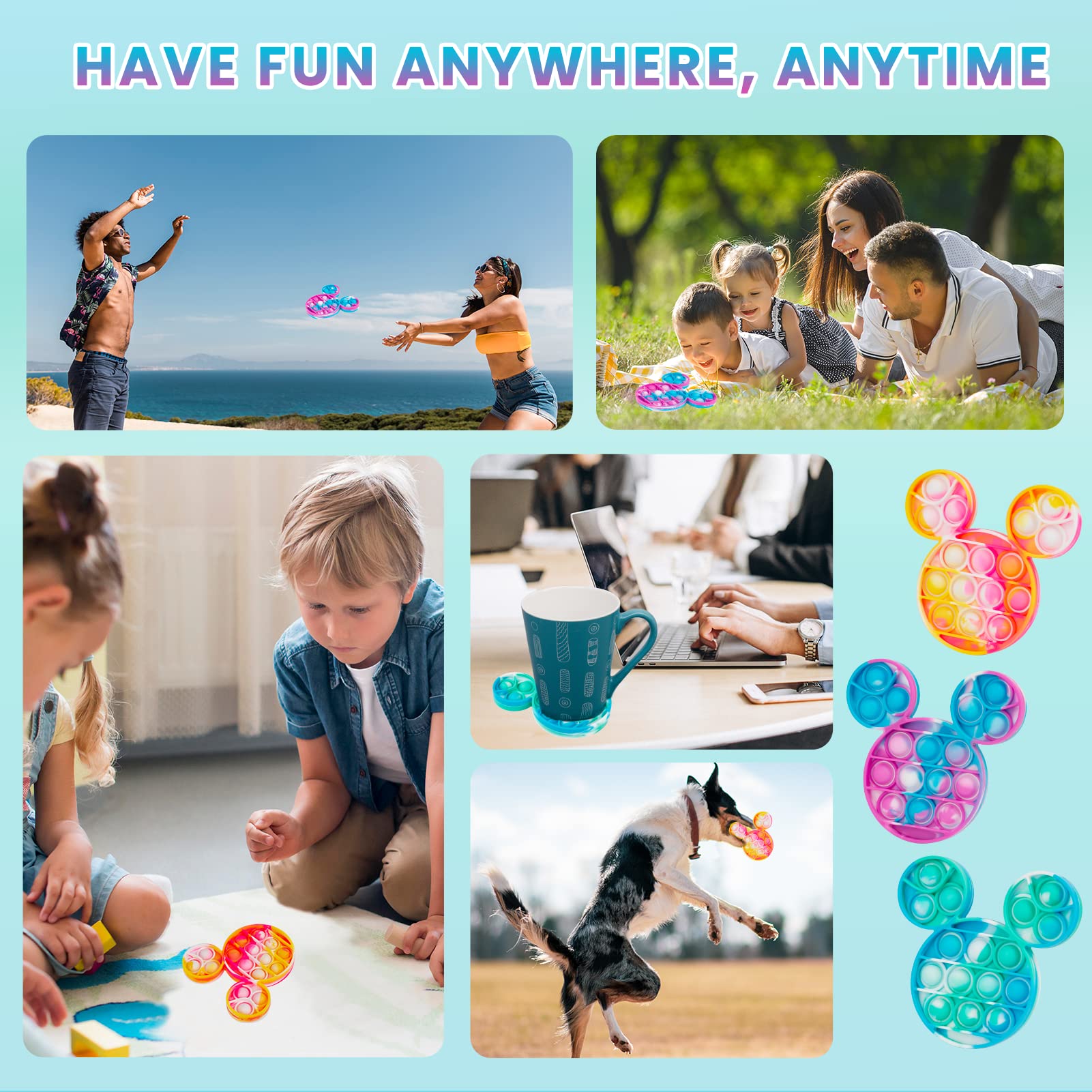 Snapklik.com : CONNOO Party Favor Mouse Clubhouse Sensory Toy For ...