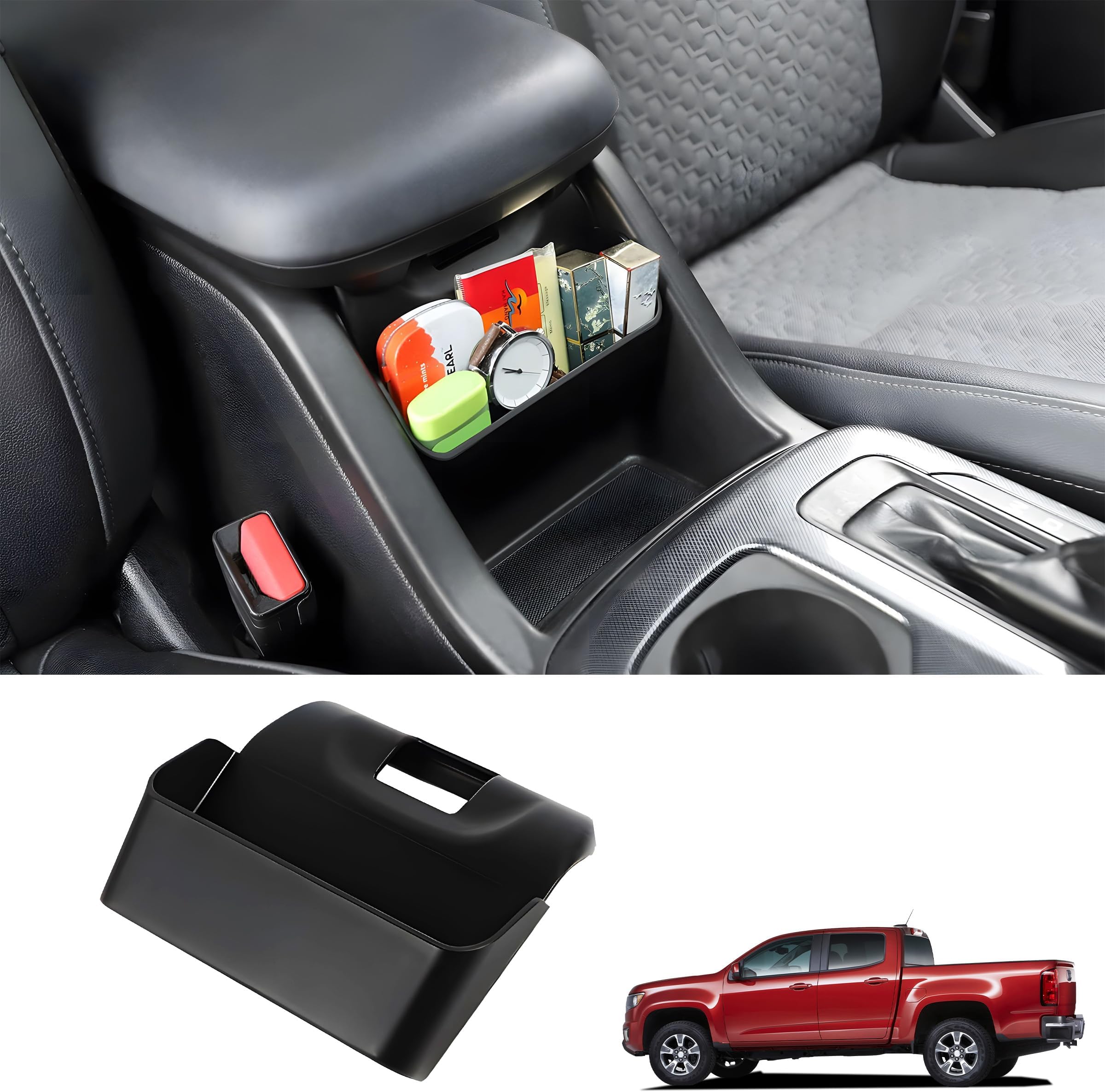 Amazon.com: Yumzeco Compatible with Chevy Colorado GMC Canyon Center Console Organizer 2014 2015 ...