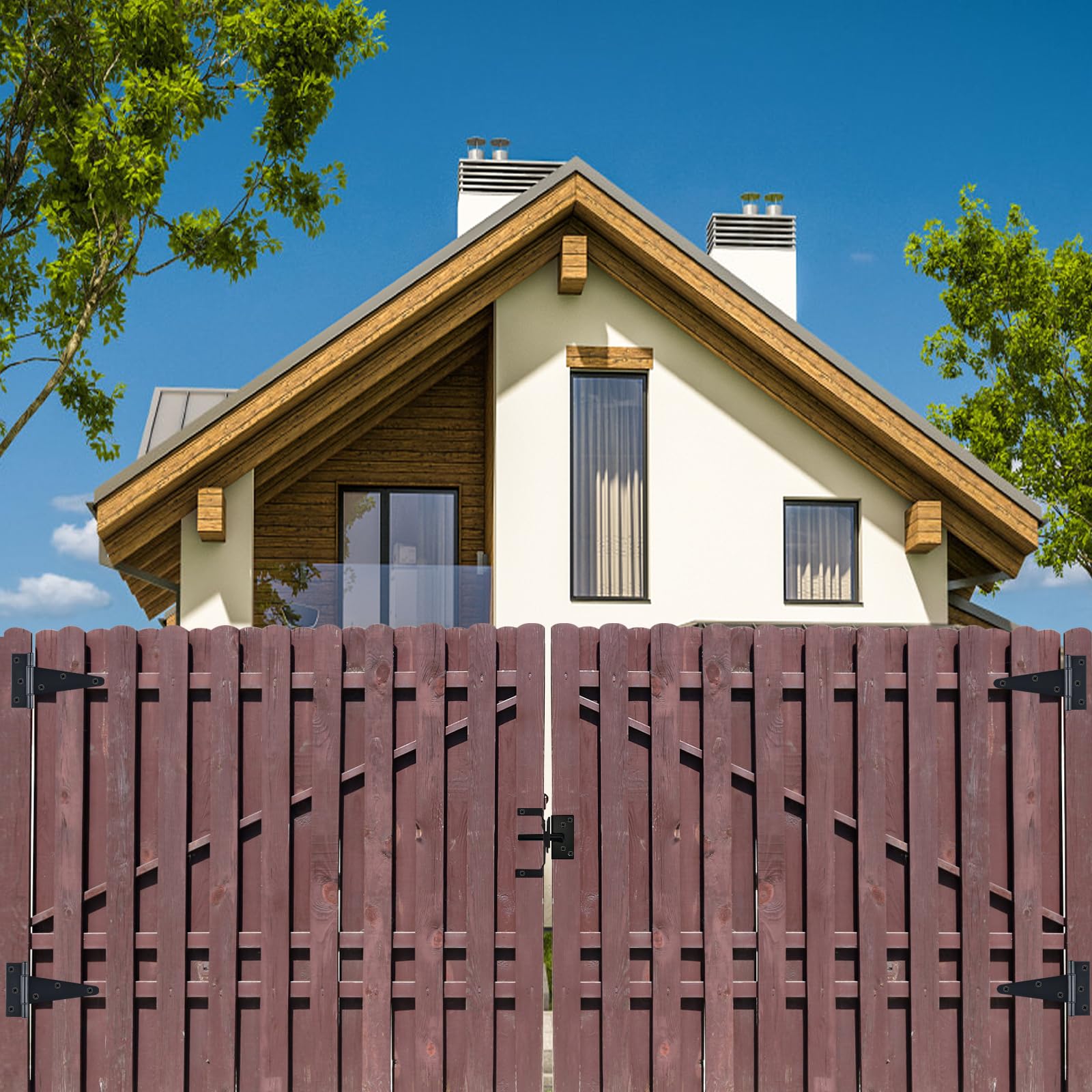 Snapklik.com : NULTRUMA Gate Hardware Set Heavy Duty