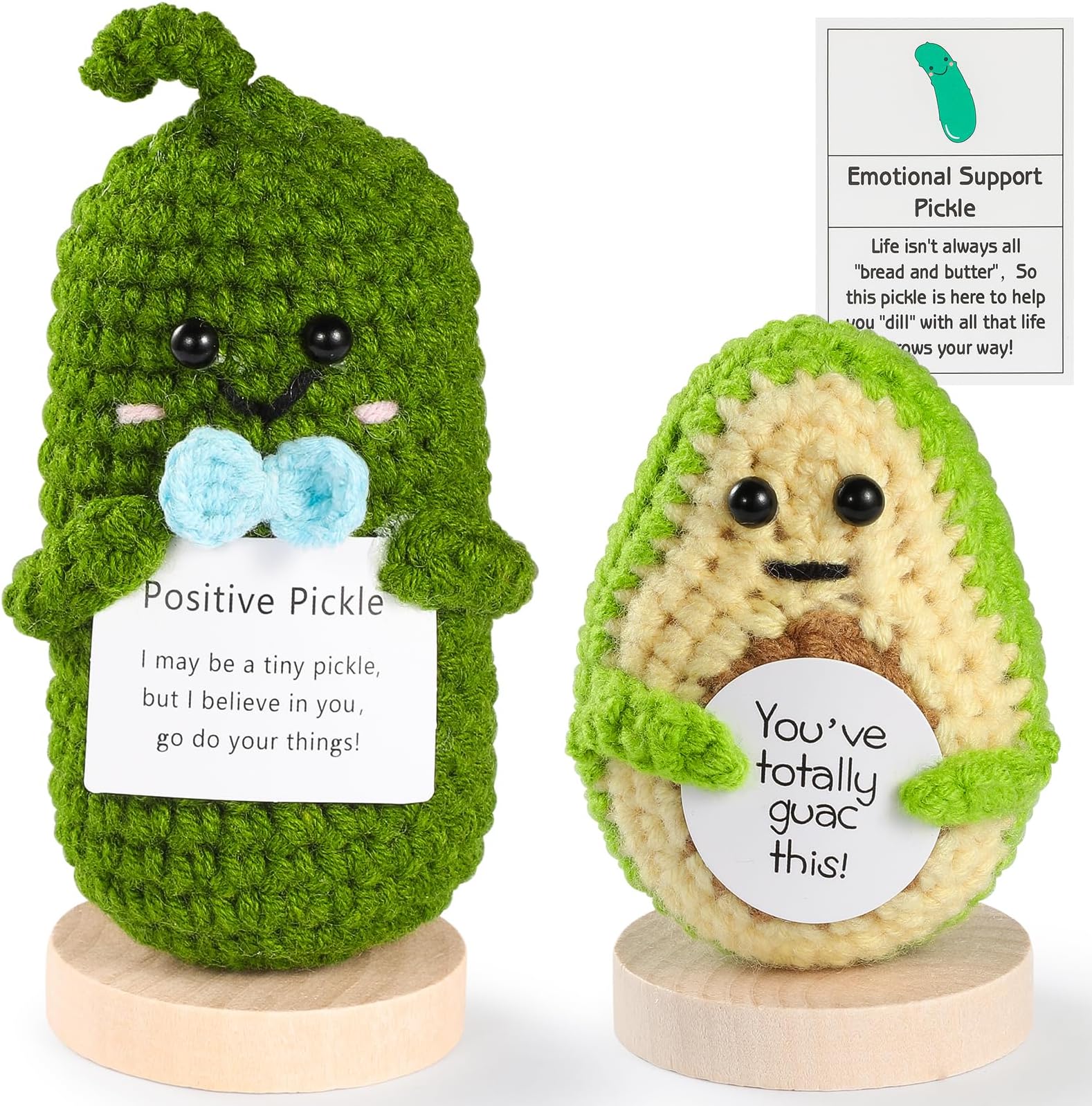 Amazon.com: Handmade Emotional Support Pickled Cucumber Gift, Cucumber ...