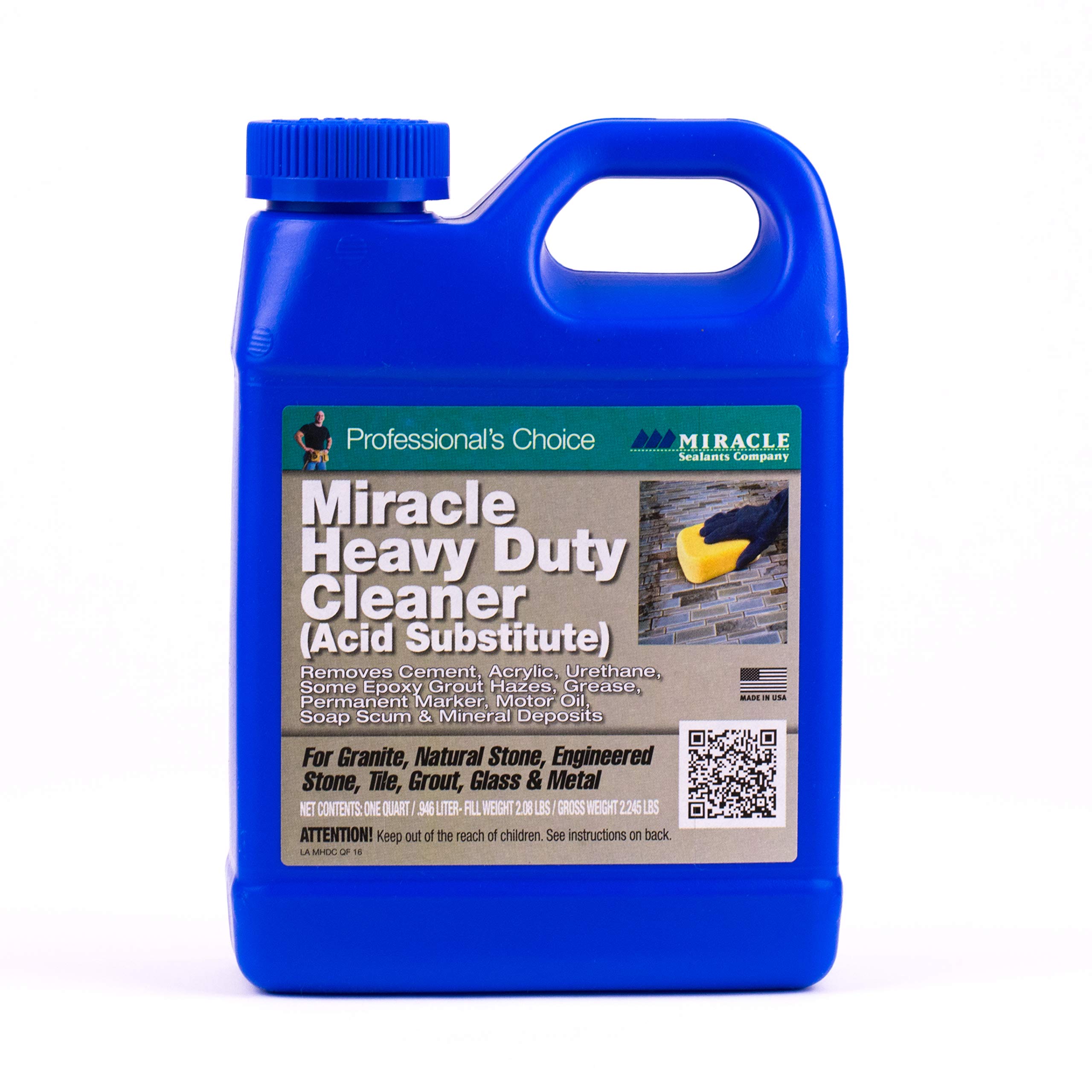 Snapklik.com : Miracle Sealants MHDCQT6 Heavy Duty Acid Substitute Cleaner