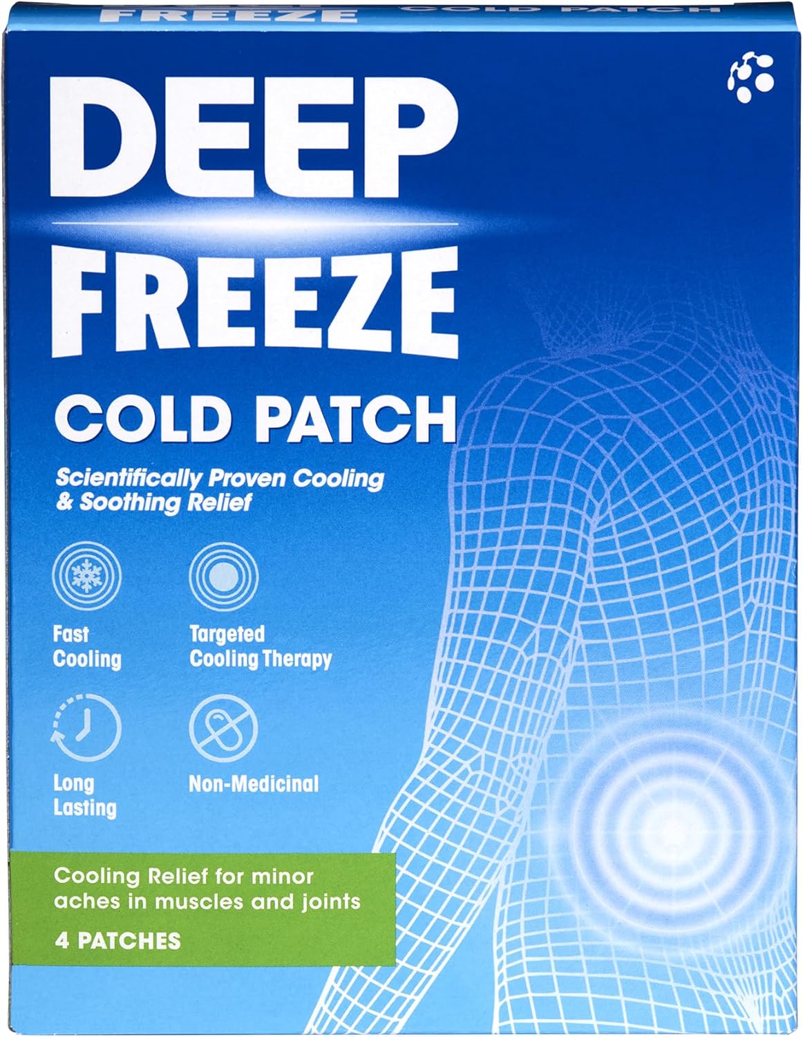 Deep Freeze - Cold Patch, Non-Medicinal, Long Lasting, Fast Cooling ...