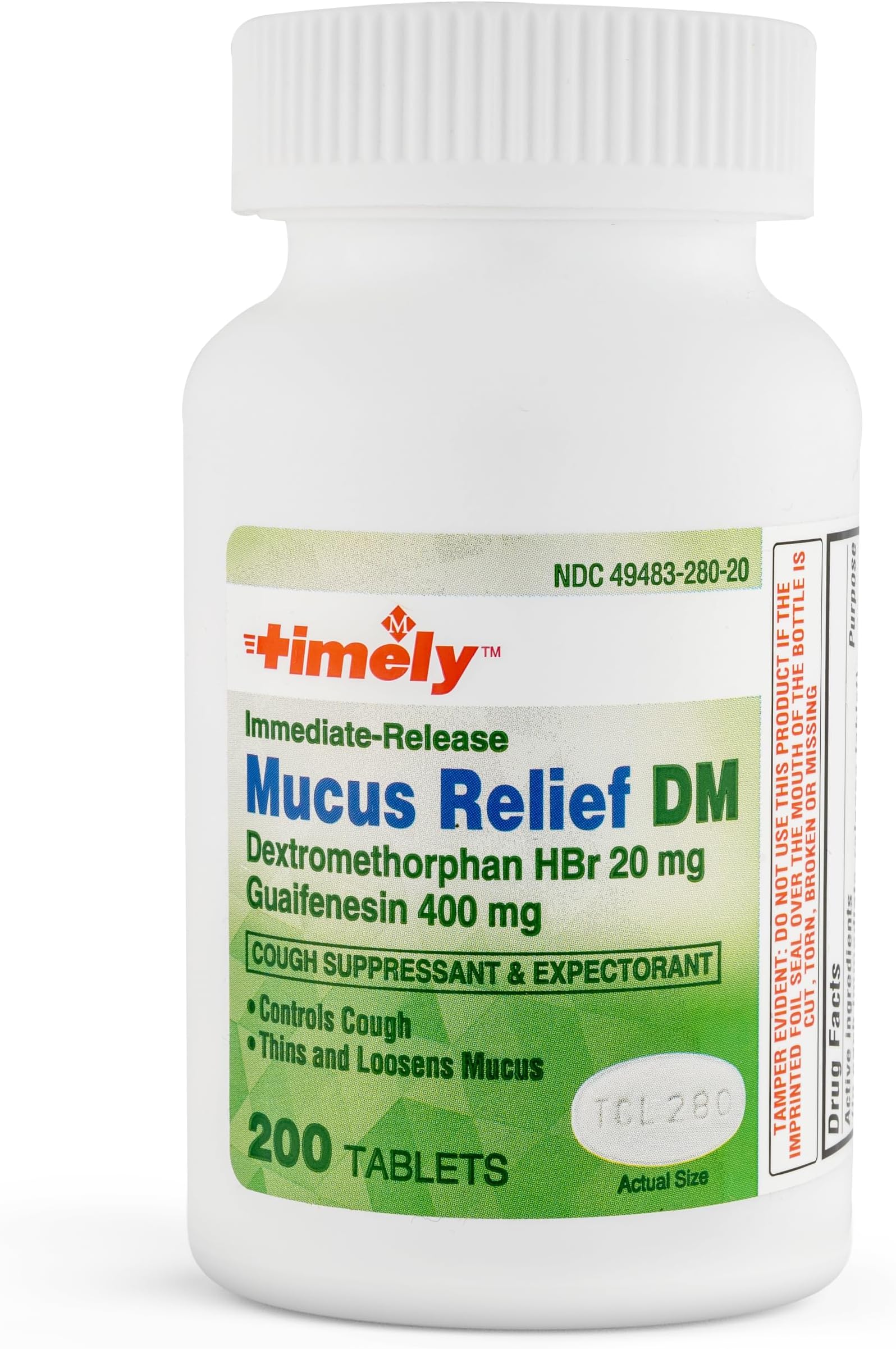 Amazon.com: Rugby Chest Congestion Relief DM Guaifenesin 400 mg ...