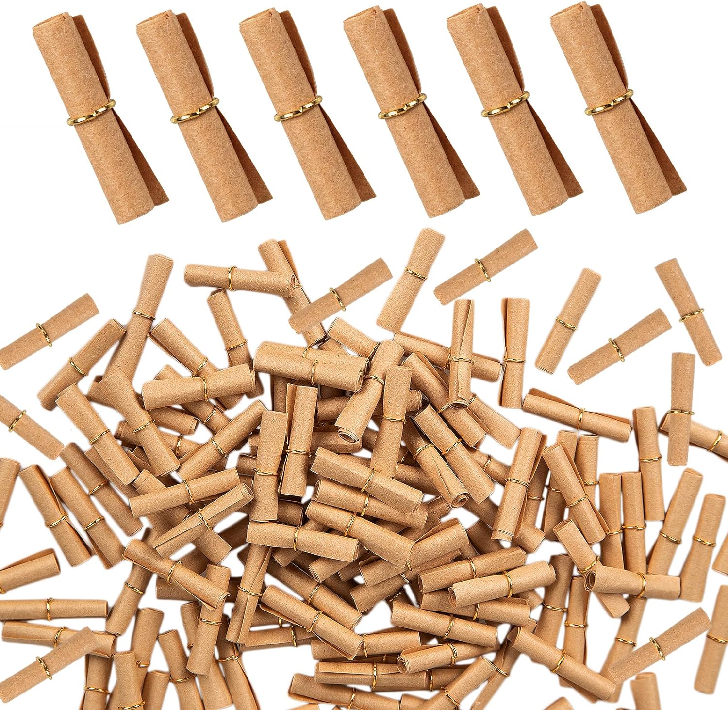 Amazon.com : 300 Pieces Scroll Paper Mini Message In a Bottle Message ...