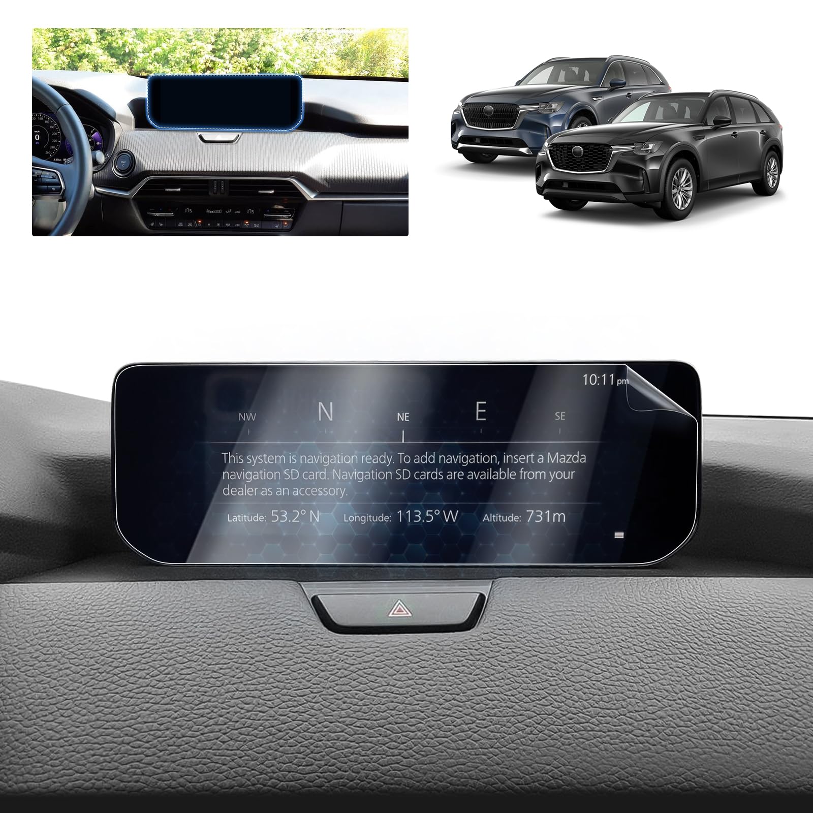 Amazon.com: BSTW for 2025 Mazda CX-90 Screen Protector for 2024 2025 CX ...