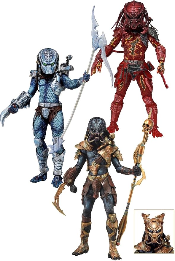 Amazon.com: Predator / 7inch Action Figure series10: 3packs Set : Toys ...