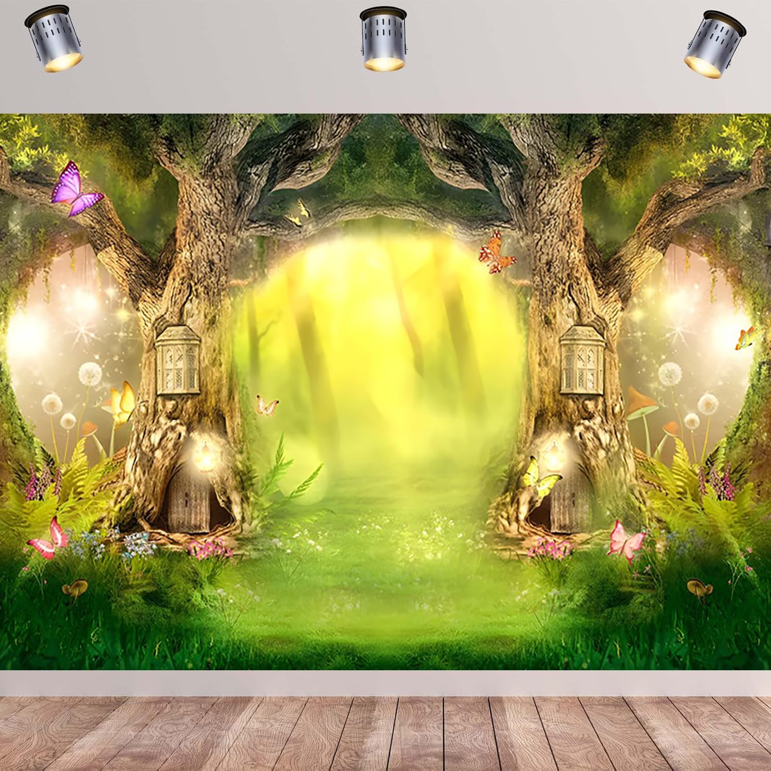 Enchanted Forest Photo Backdrop Diy