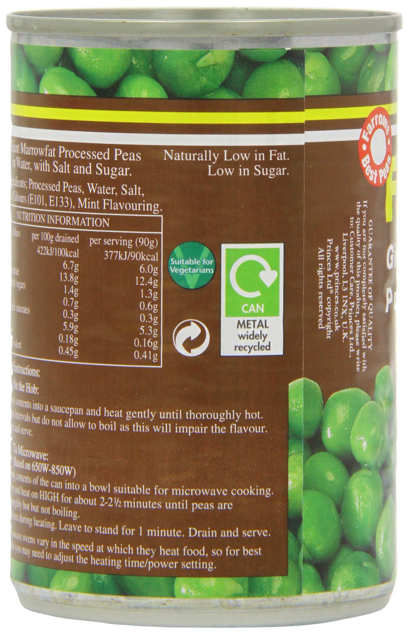 Farrows Giant Marrowfat Processed Peas, 300 g (Pack of 24): Buy Online ...