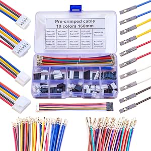 Amazon.com: Ssighuyx HY2.0 to Dupont2.54 JST Connector Dupont Connector Kit and Pre-Crimped ...